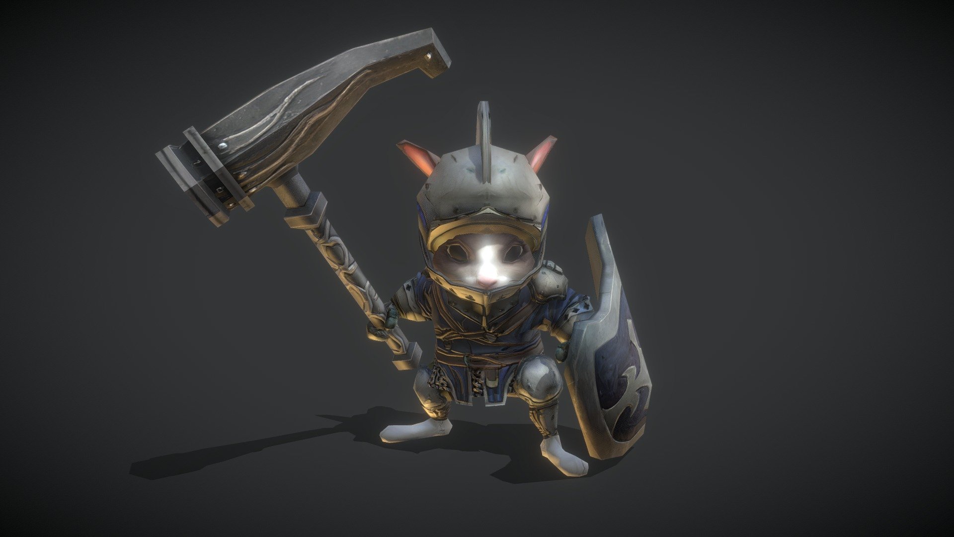 Rabbit Soldier C - 3D model by Tokiyoshi Takaya (@takayatokiyoshi ...