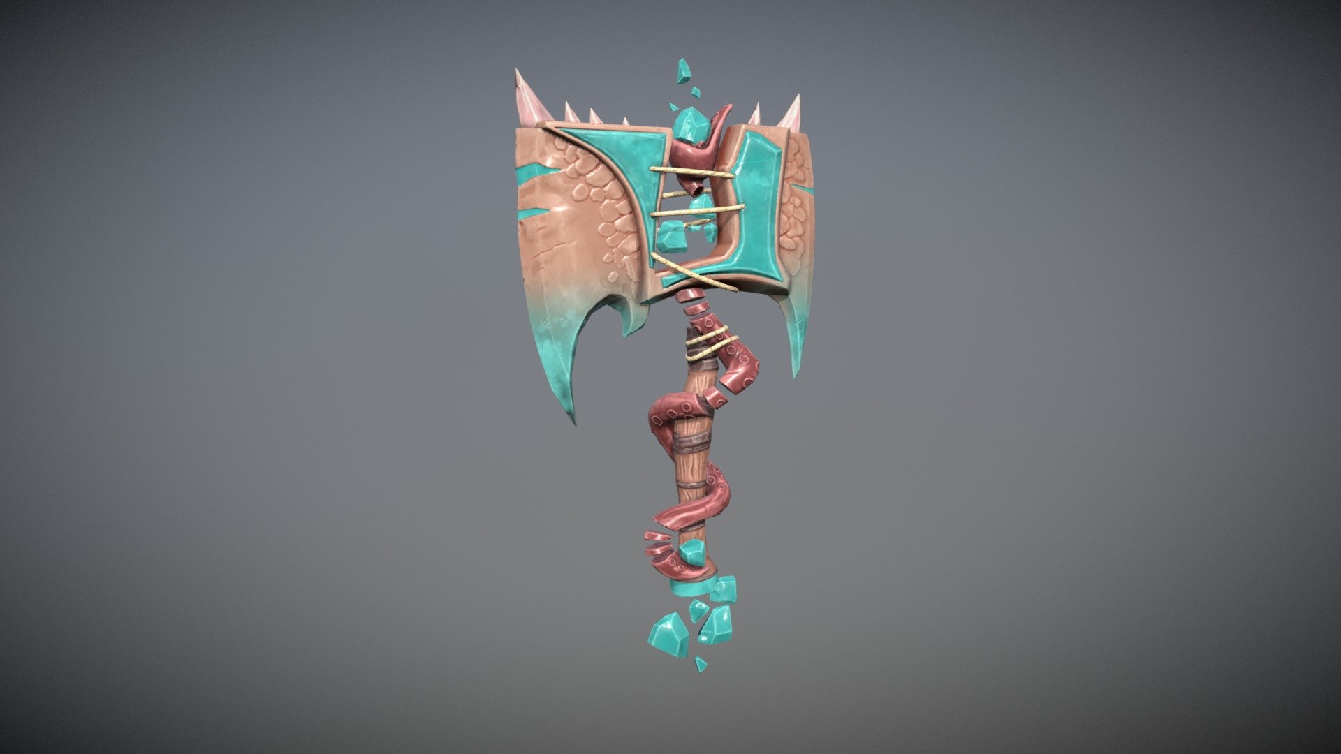 Stylized Axe - 3D model by Dallas Doan (@dallas.doan) [c491555] - Sketchfab
