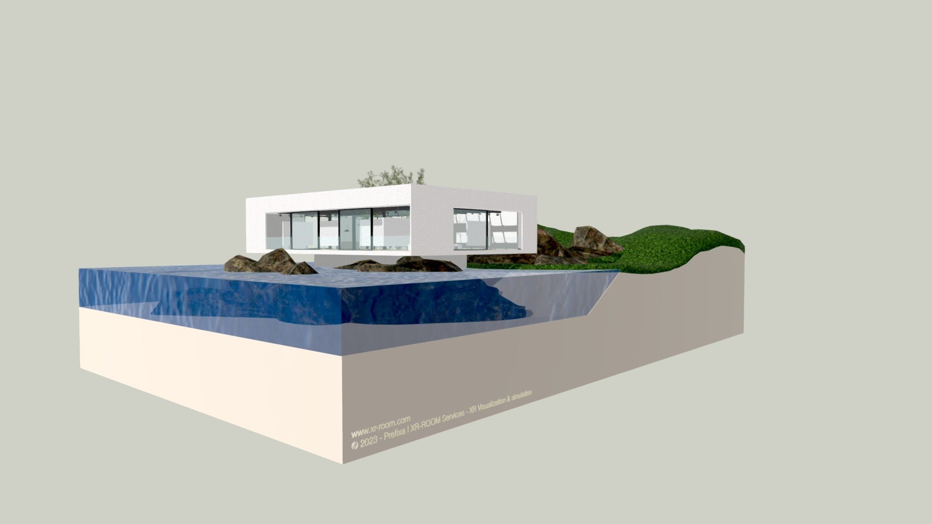 Maquette | Art Gallery - AR version - NoArtworks - 3D model by Prefixa ...