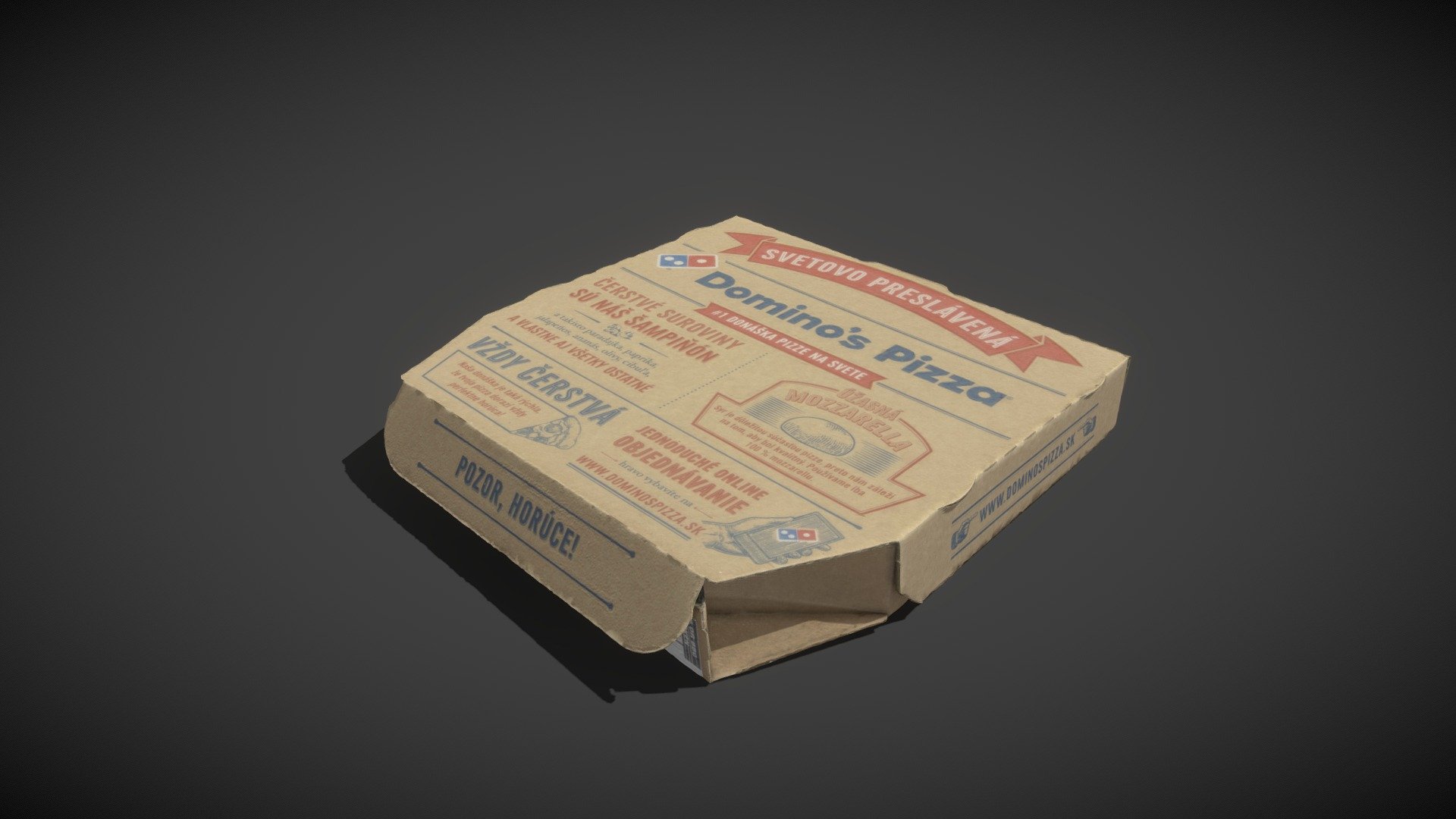 Pizza Box - Buy Royalty Free 3D model by FilipMatlak [c493556 ...