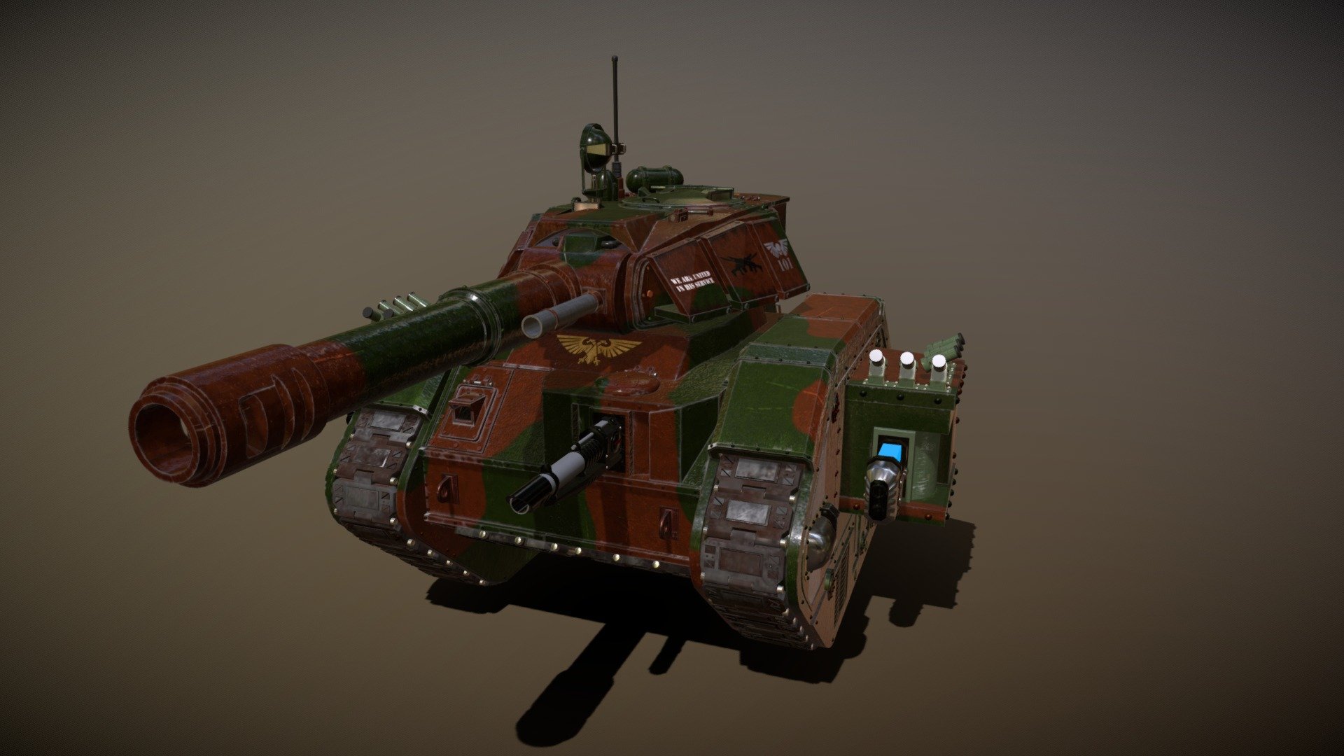 Warhammer 40k Custom Leman Russ 3D Model - Download Free 3D model by ...