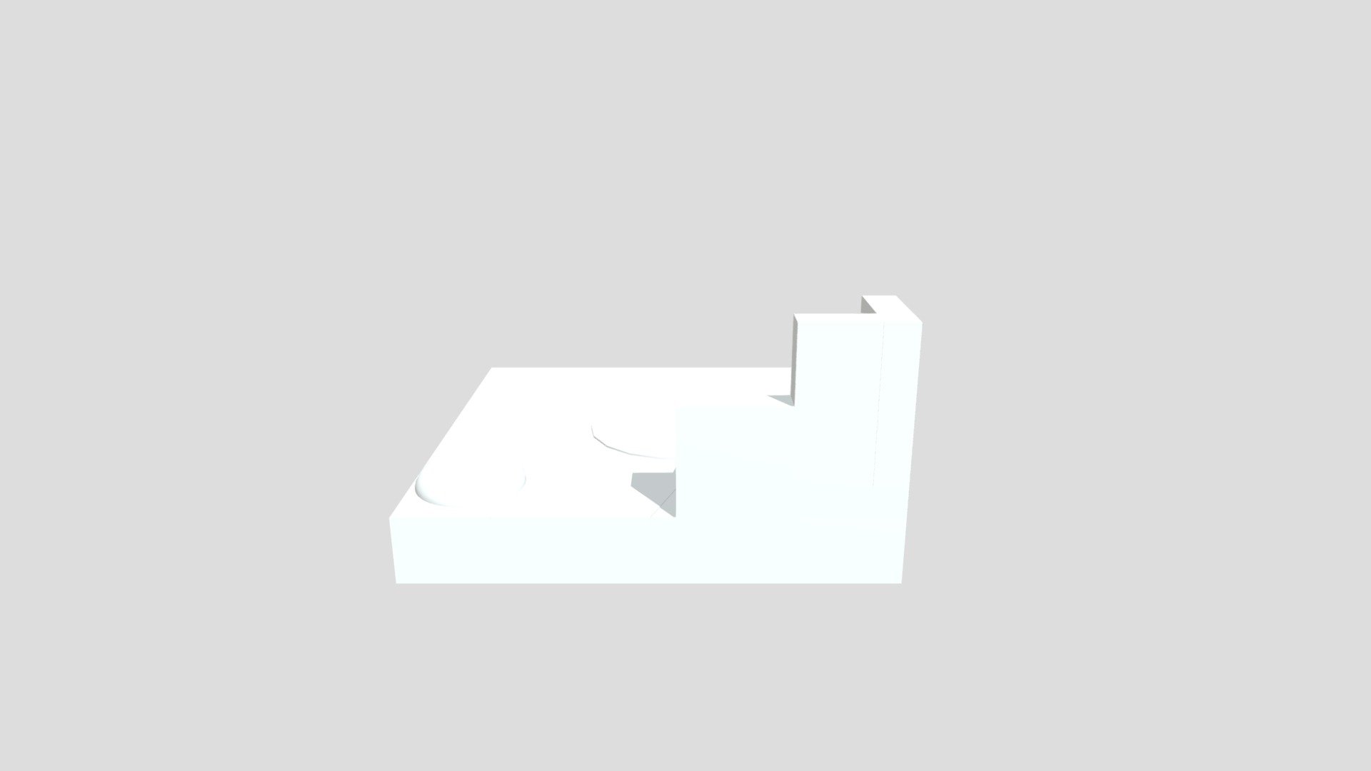 Diorama (no textures) - 3D model by CaitlinLWilliams [c494eb0] - Sketchfab