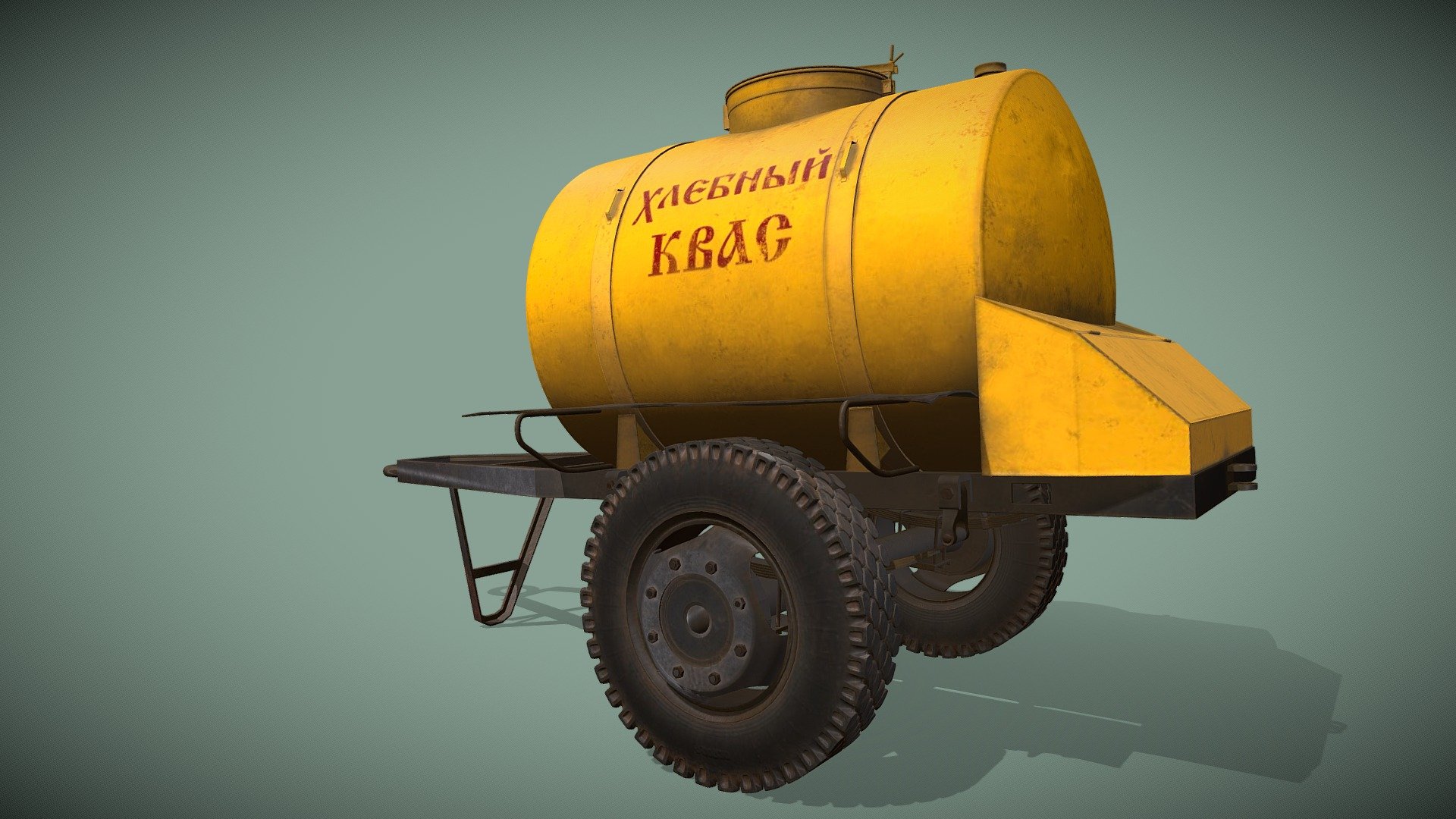 Kvass Barrel - Download Free 3D model by barracudazp [c495892] - Sketchfab