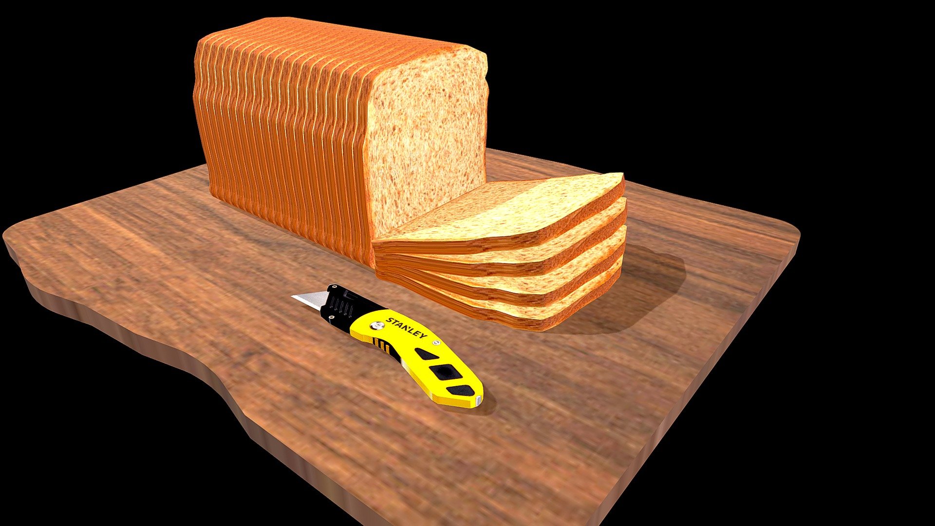 Bread - Download Free 3D model by Salman1941 (@csharpandnodejs001 ...