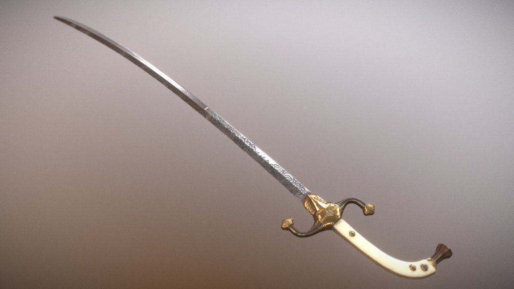 Oriental Sword - 3D model by Paul Le Quéré (@p.lequere) [c49b2f1 ...