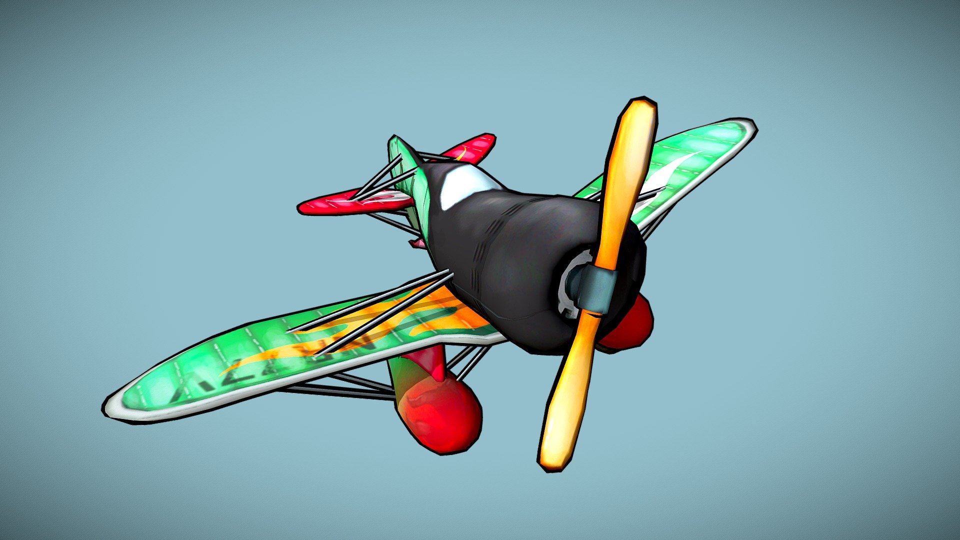 Flying Circus - Plane - 3D model by Lore (@lorevanvaerenbergh) [c49c506 ...