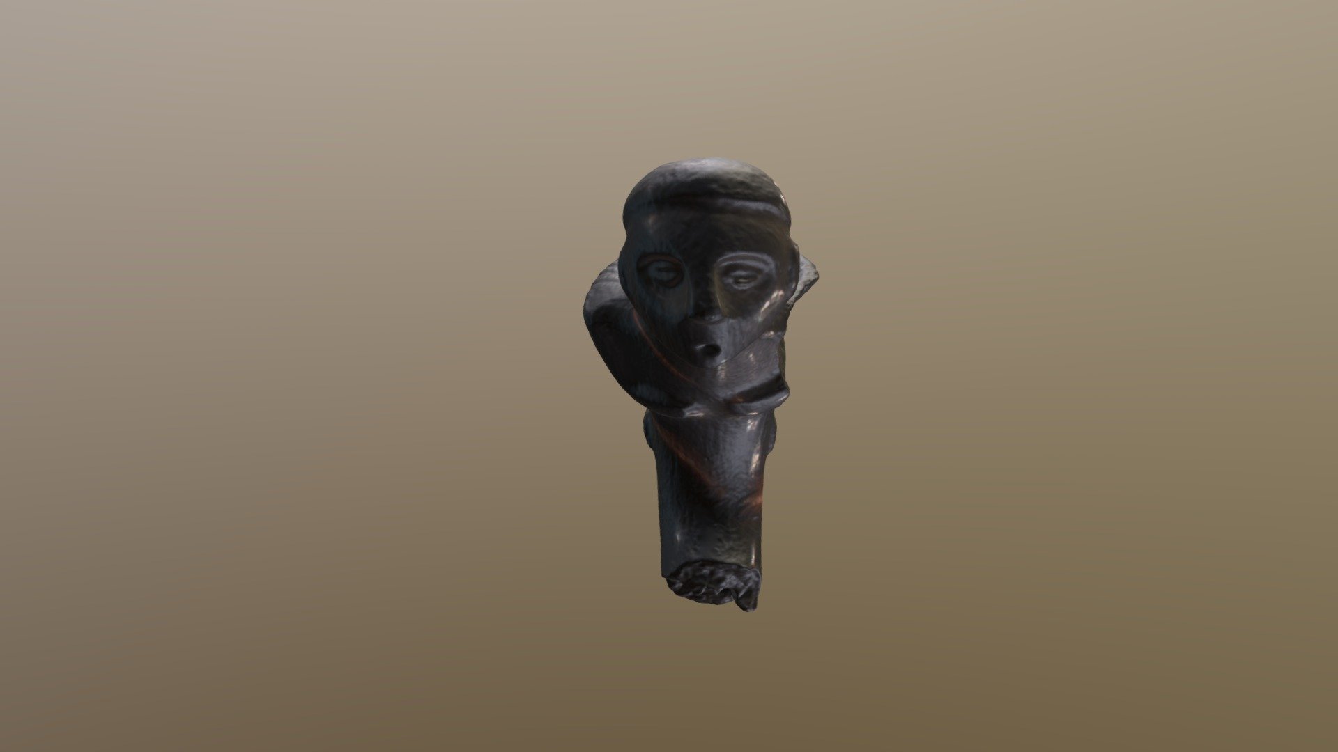pinch-face smoking pipe (928.19.2) - 3D model by Royal Ontario Museum ...