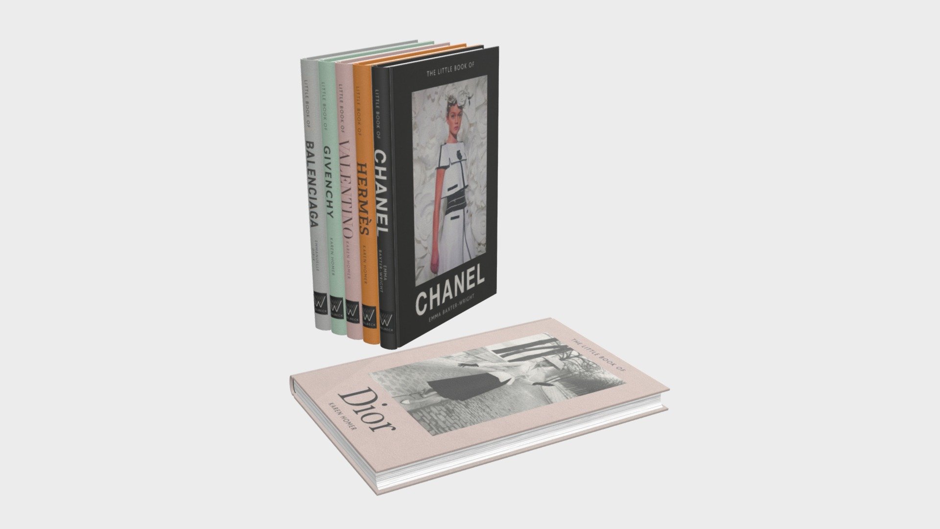 Little Guide to Style Books Dior - Buy Royalty Free 3D model by marlis ...