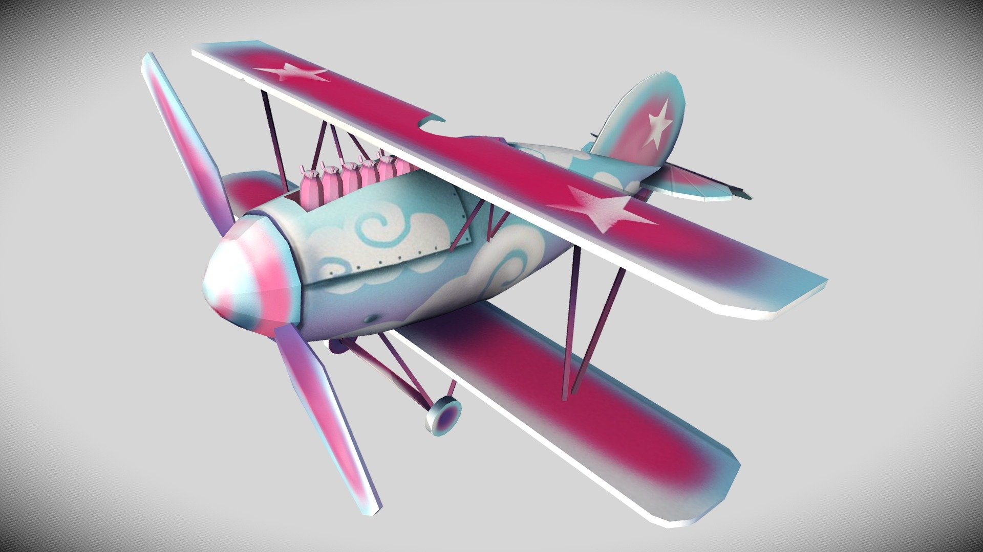 Stylized Albatros D.Va aircraft - 3D model by SaraTremerie [c4a0755 ...