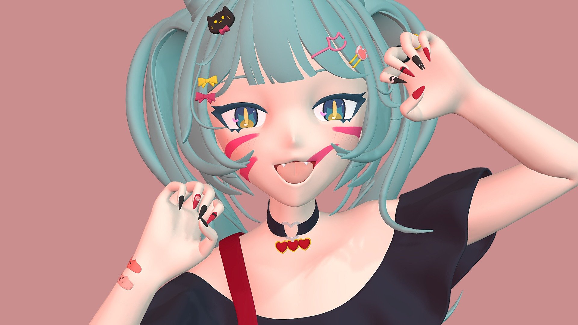 Hatsune Miku ver Animal - Deco*27 - 3D model by phamhaphuong23399 ...