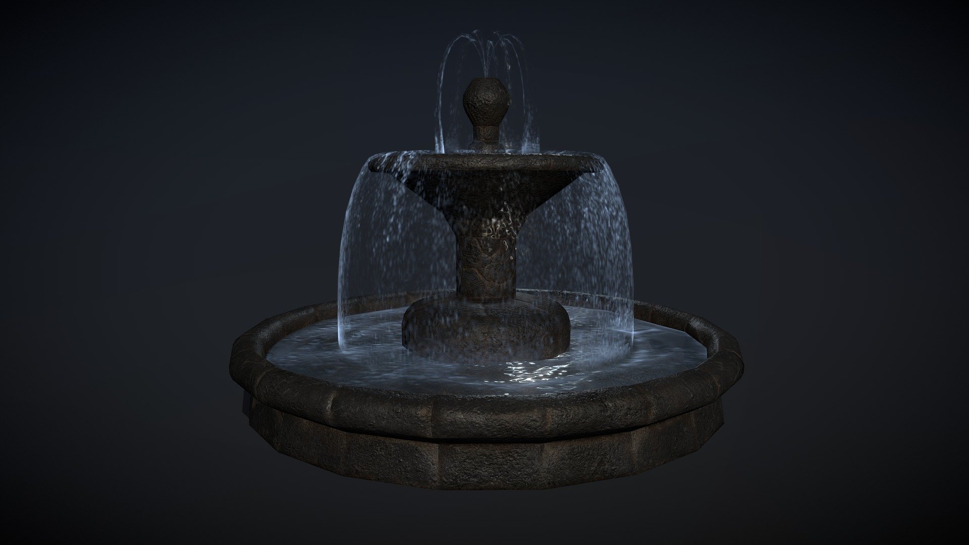 Water Fountain Simulation - Buy Royalty Free 3D model by mOnzStudio ...