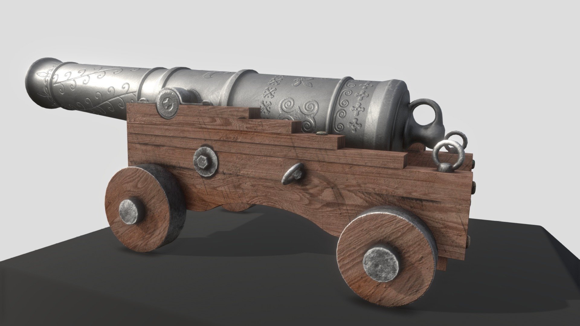 Ship Cannon - Download Free 3D model by MesXwi [c4a1ccc] - Sketchfab