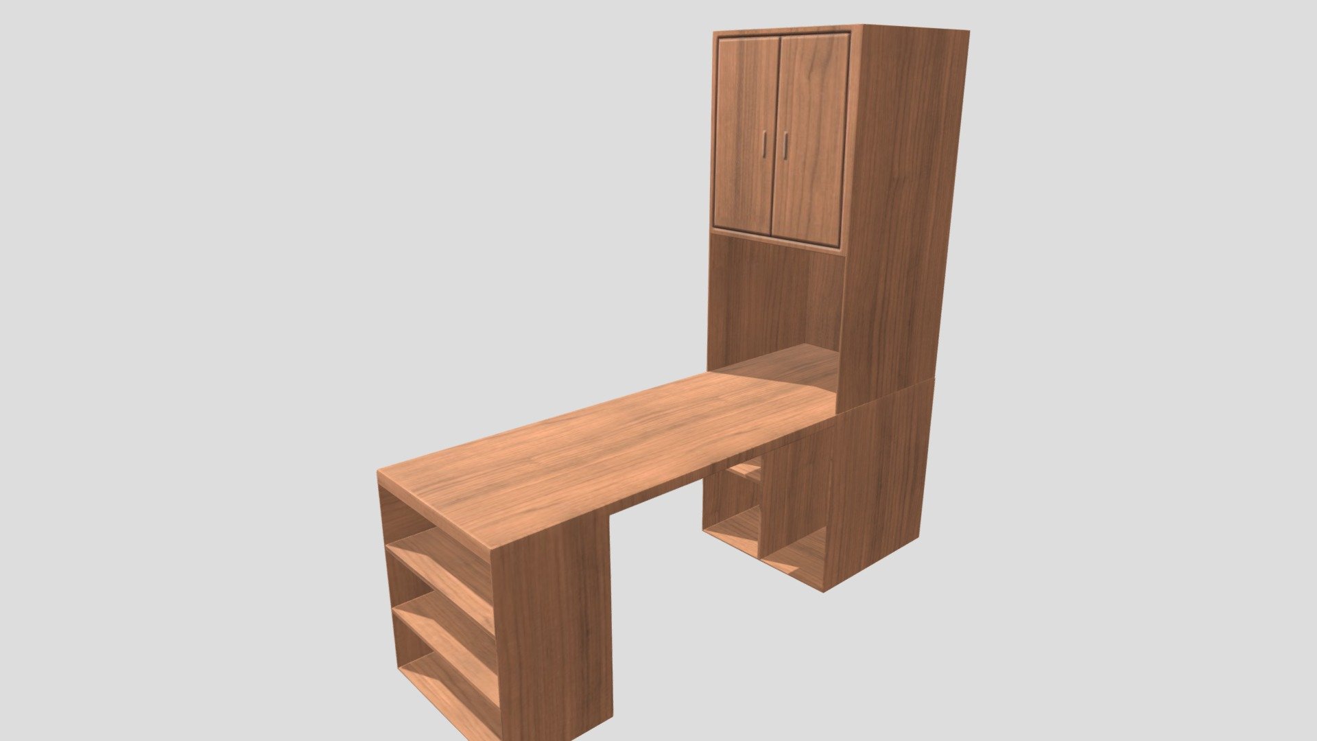 Bureau - 3D model by GenevieveLaurendeau [c4a2e35] - Sketchfab