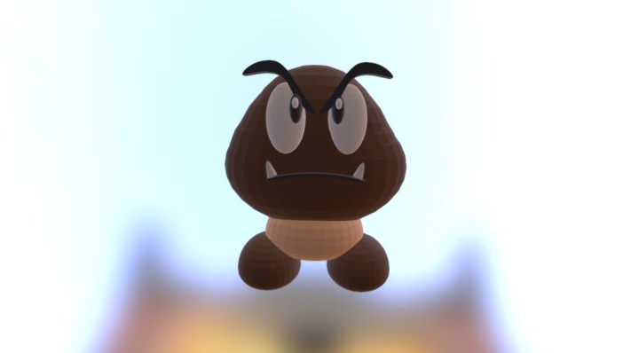 Goomba - 3D model by Retro64 [c4a4731] - Sketchfab