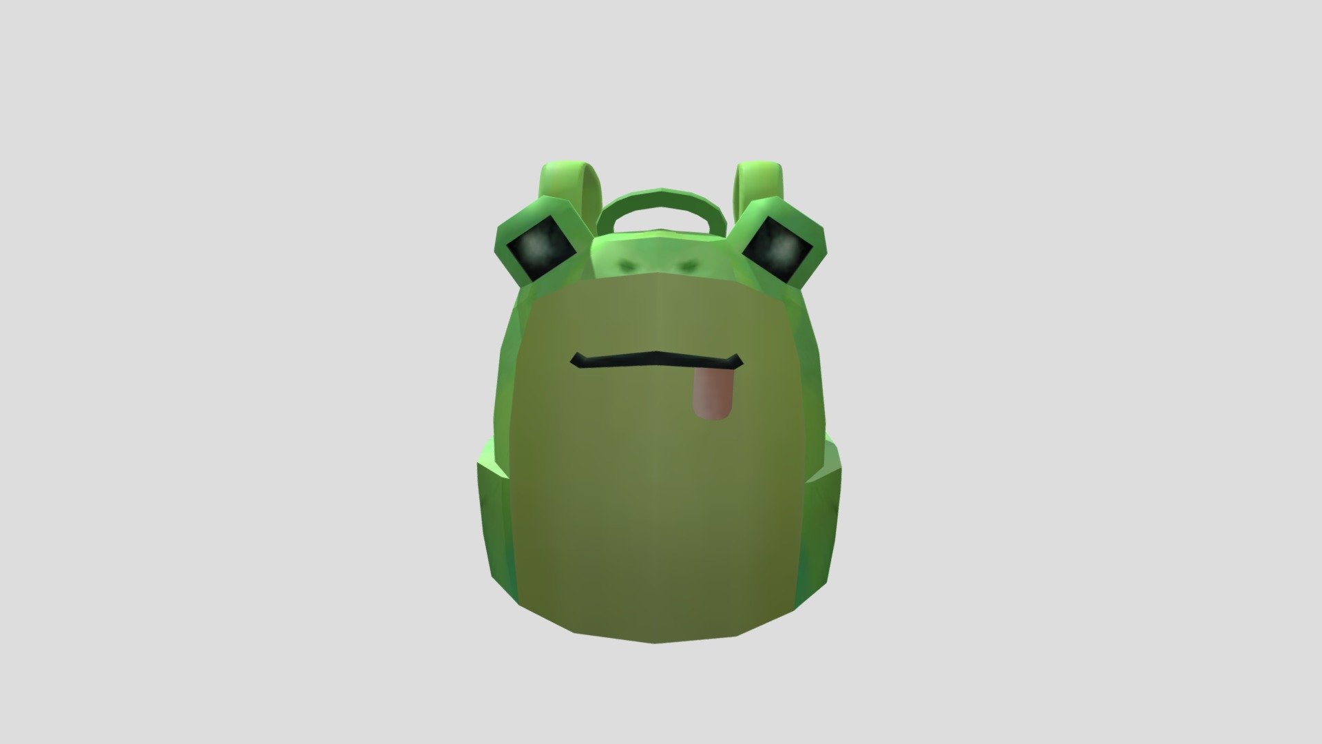Frog Backpack - 3D model by Rosie Lady (@rosielady) [c4a704a] - Sketchfab