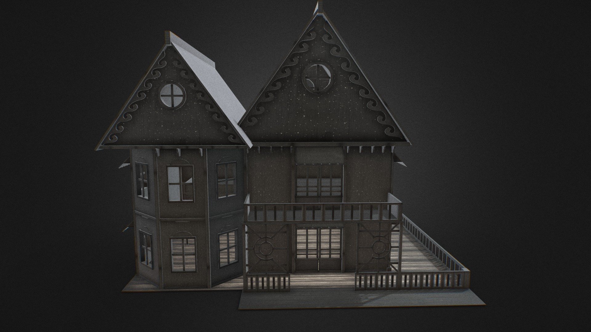 Muerte House - Buy Royalty Free 3D model by USERVIBE (@us3rvib3 ...