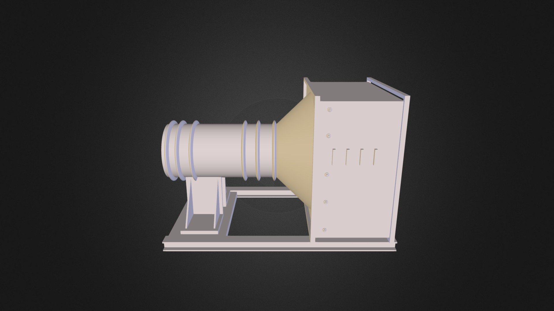 Dust Extractor F - 3D model by ncorwon [c4a8648] - Sketchfab