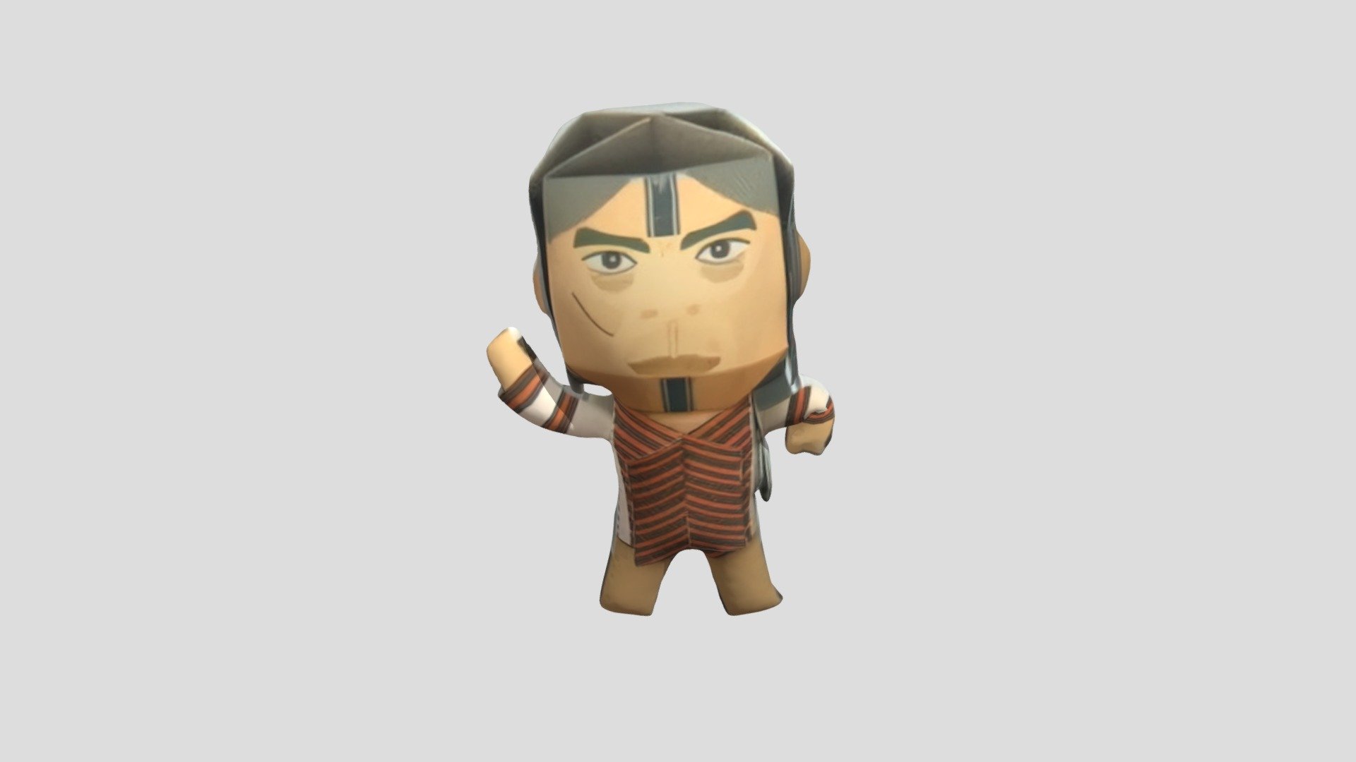 Mona_rudo Cartoon edition 莫那魯道 Q版 - Download Free 3D model by ...