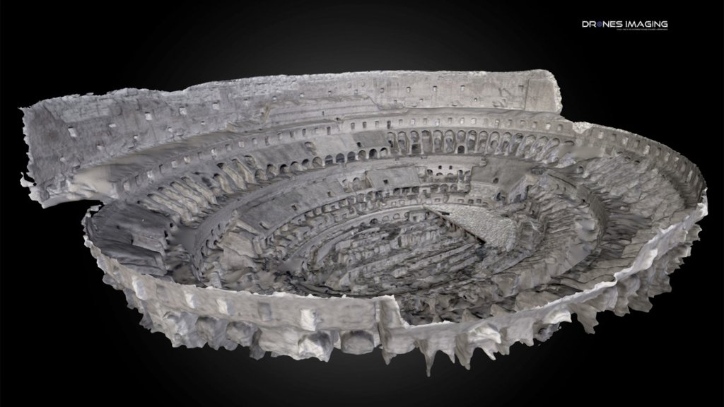 Coliseum - Rome - 3D model by Drones Imaging (@dronesimaging) [c4a8a27 ...