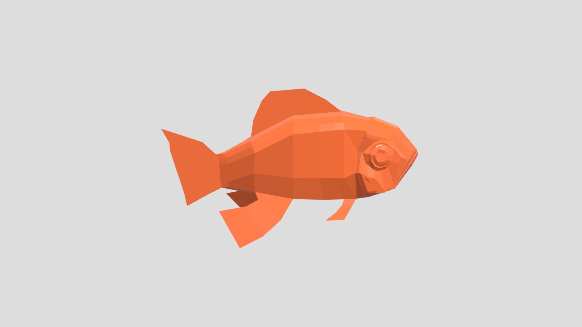 Low Poly Goldfish - Download Free 3D model by ZoE (@ZoEishere) [c4a9a2d ...