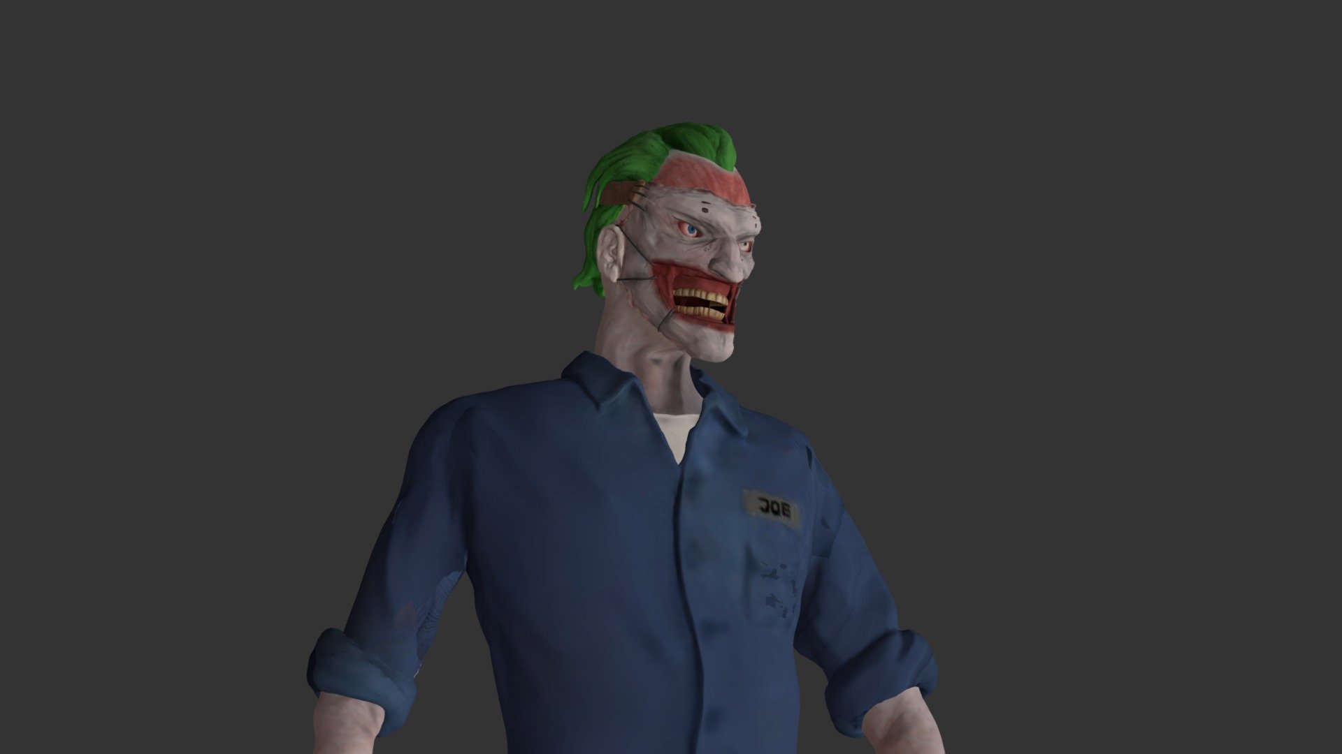Joker - 3D model by Matto (@plymounth) [c4aa70f] - Sketchfab
