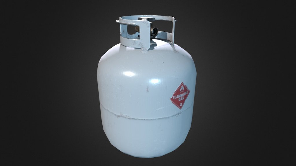 Propane Tank - 3D model by babamay [c4aadb9] - Sketchfab