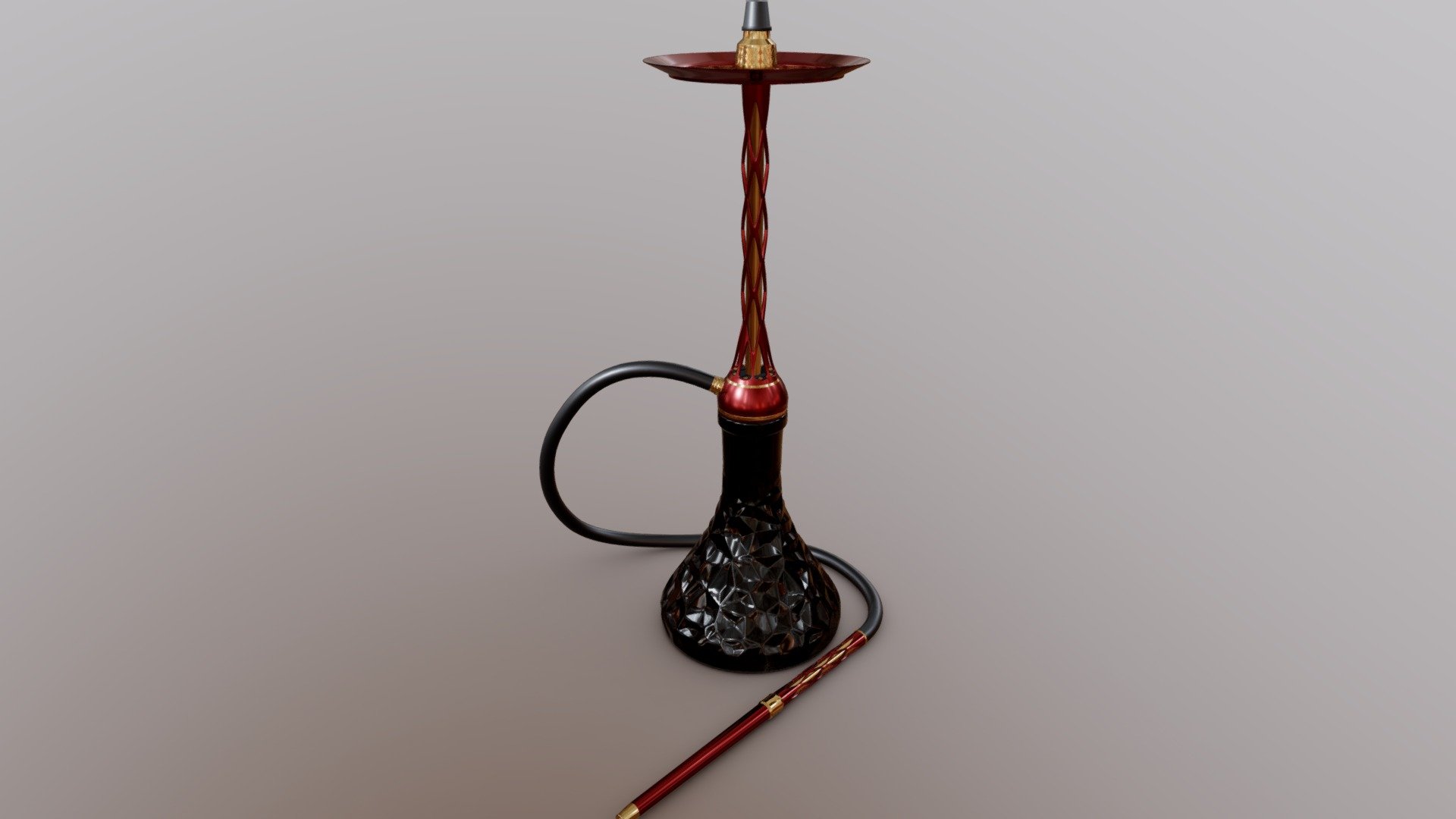 Modern Hookah 2 - 3D model by edgelooped (@MartinCapkovic) [c4ab0c4 ...