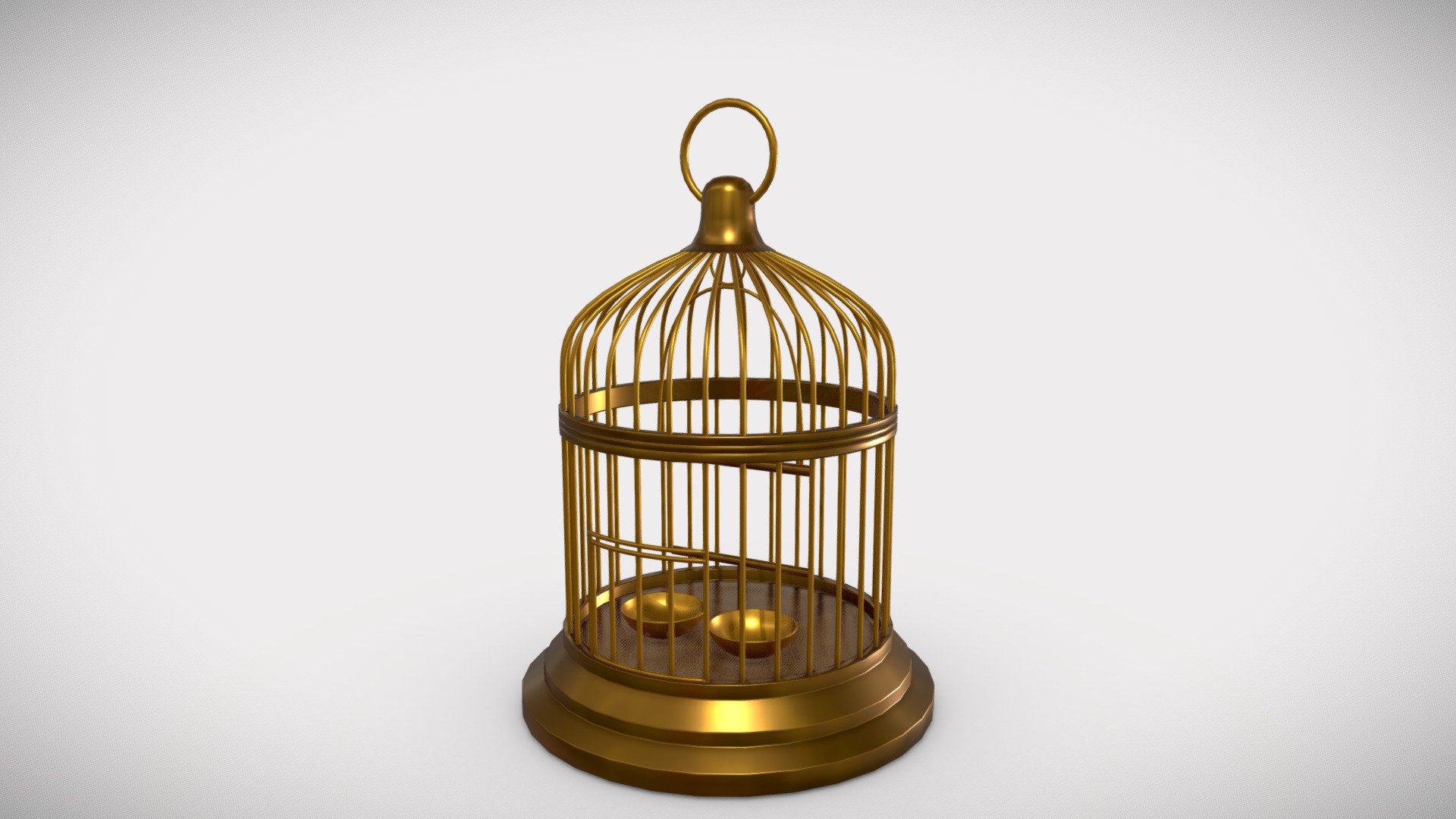 Old Bird Cage 3D - Buy Royalty Free 3D model by Shin Xiba 3D (@Xiba3D ...