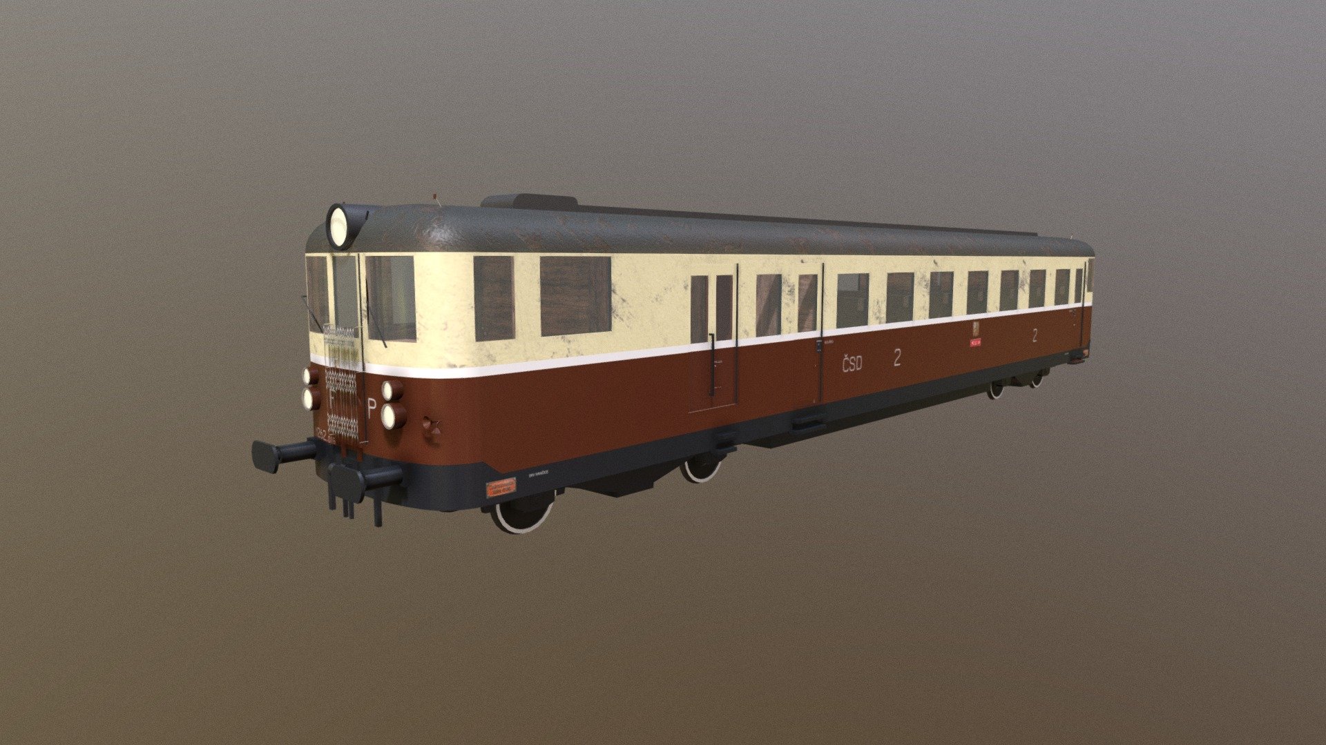 M262.018 ČKD Train clean paint - Buy Royalty Free 3D model by Thomas Binder (@bindertom61 ...