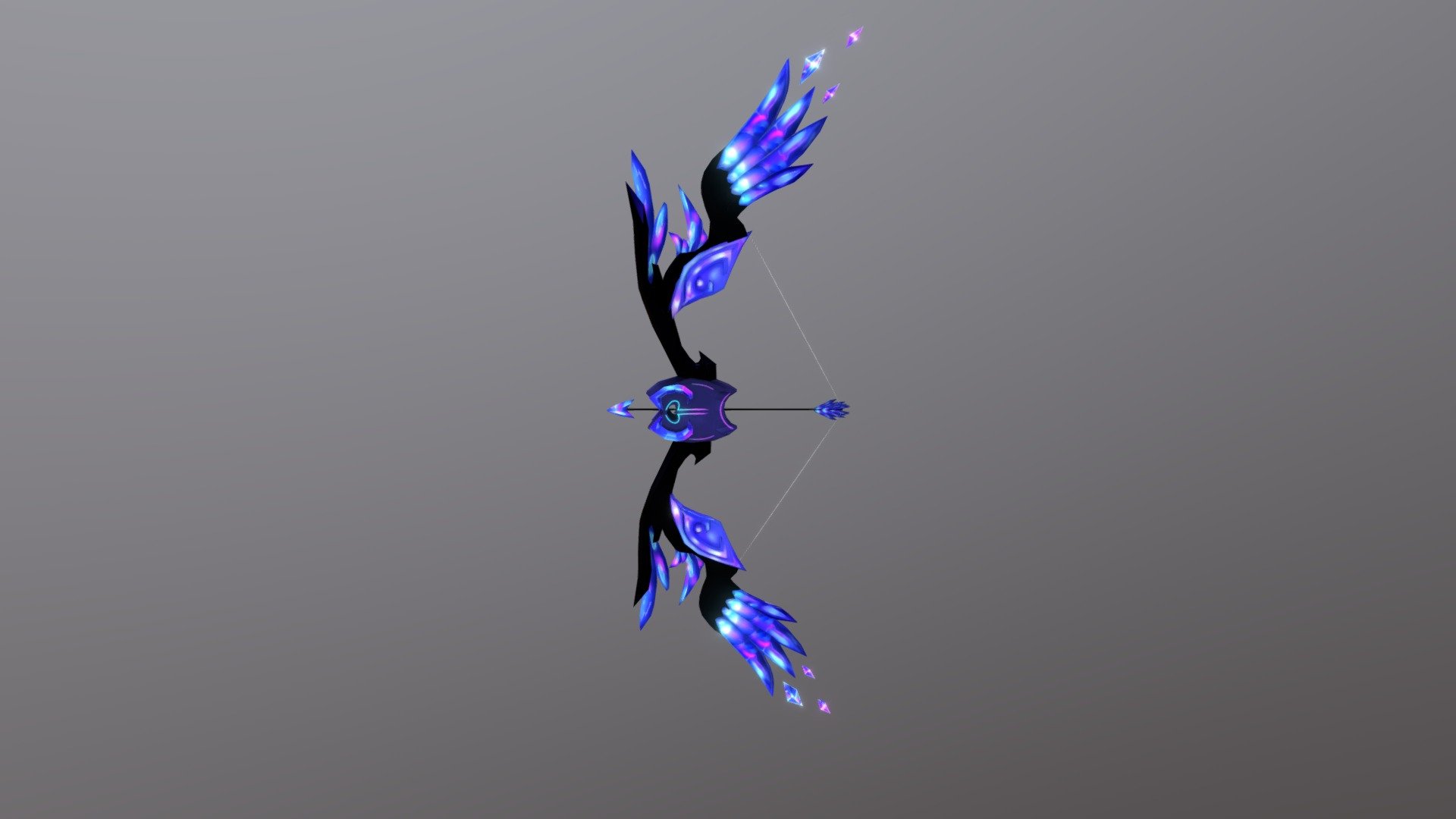 Mystical Bow And Arrow - 3D model by Malvika G (@gopinath.malvika ...
