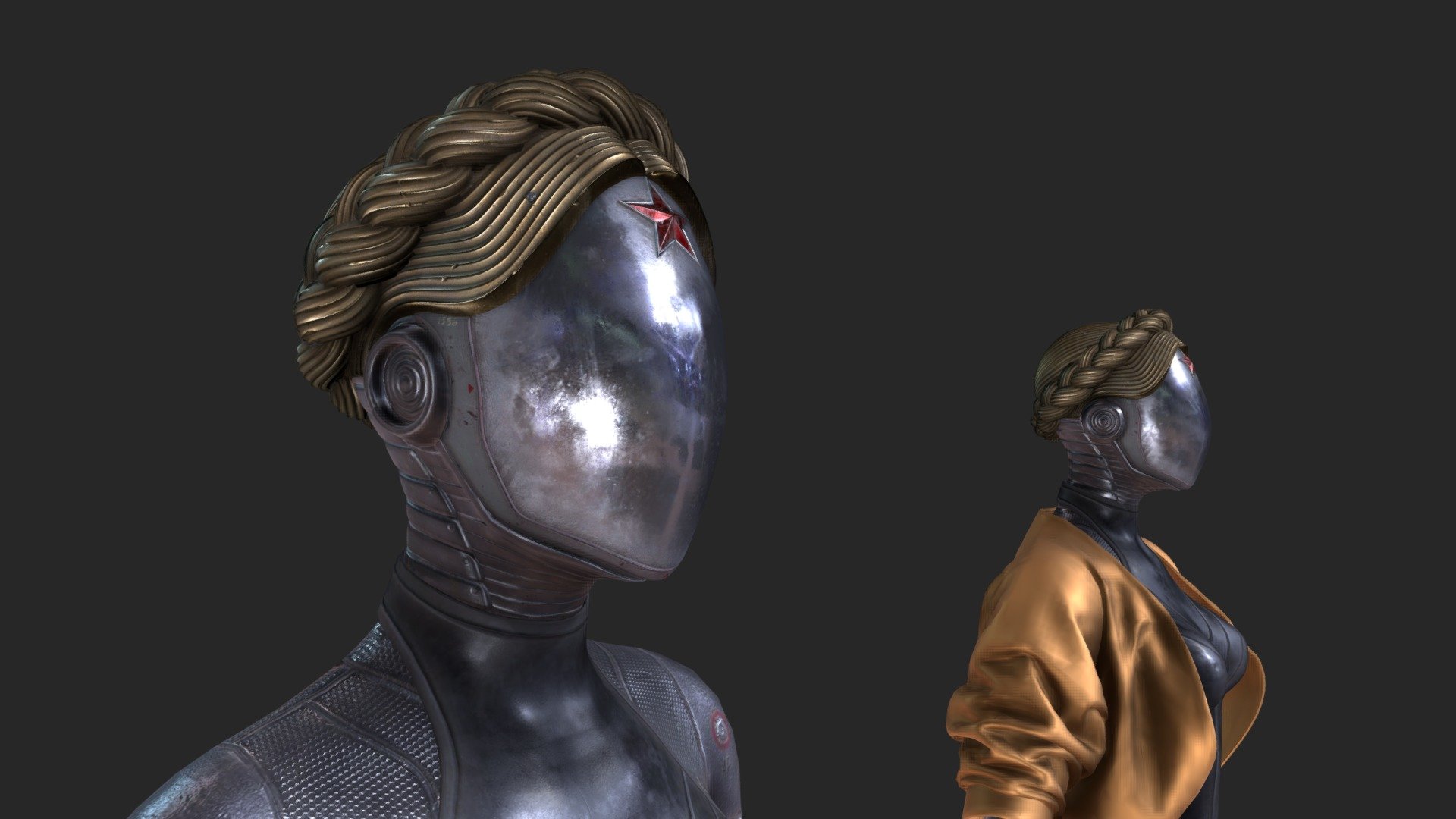 Twin ballerinas - 3D model by Oleg Voevodin (@o_v) [c4aecd5] - Sketchfab