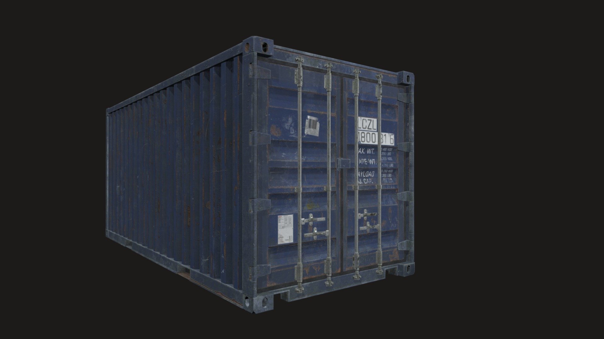 Shipping Container - 3D model by leonchoozlc [c4af0c1] - Sketchfab