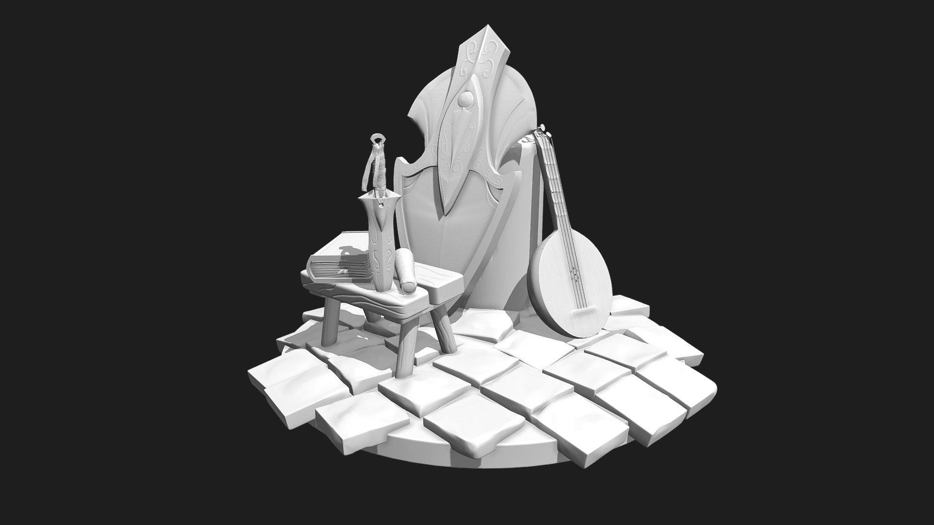 Elven lookout - Adventure camp assignment - 3D model by Ebbo_Gyssels ...