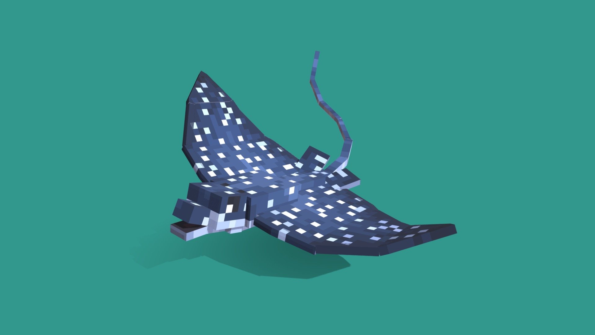 Spotted Eagle ray - 3D model by MOSKA (@moska_design) [c4b32bd] - Sketchfab