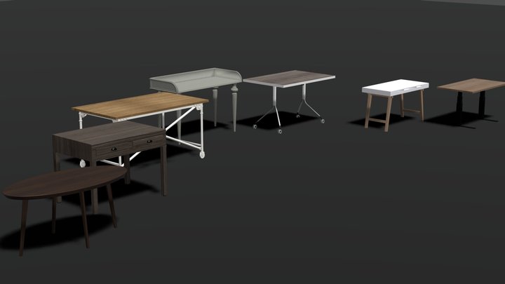 Study-table 3D models - Sketchfab