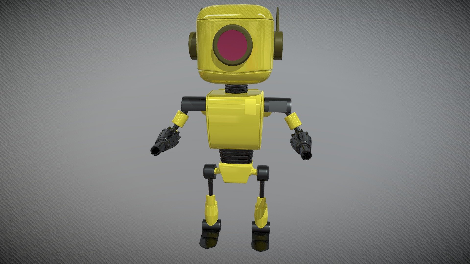 FOX-BOT - Download Free 3D model by andrei2000523 [c4b8409] - Sketchfab