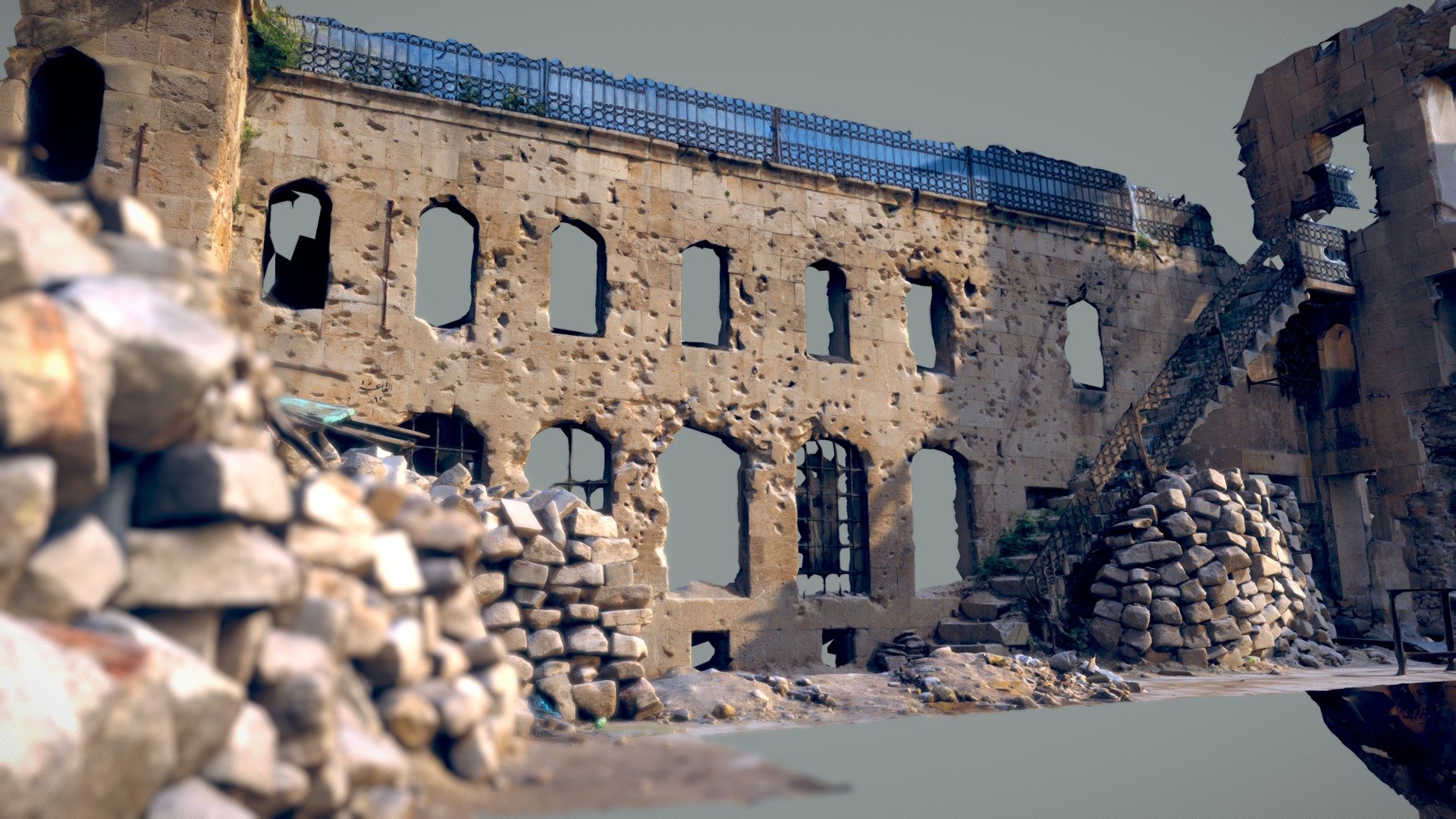 Aleppo_stone-facade - 3D model by hashem95 [c4b917d] - Sketchfab
