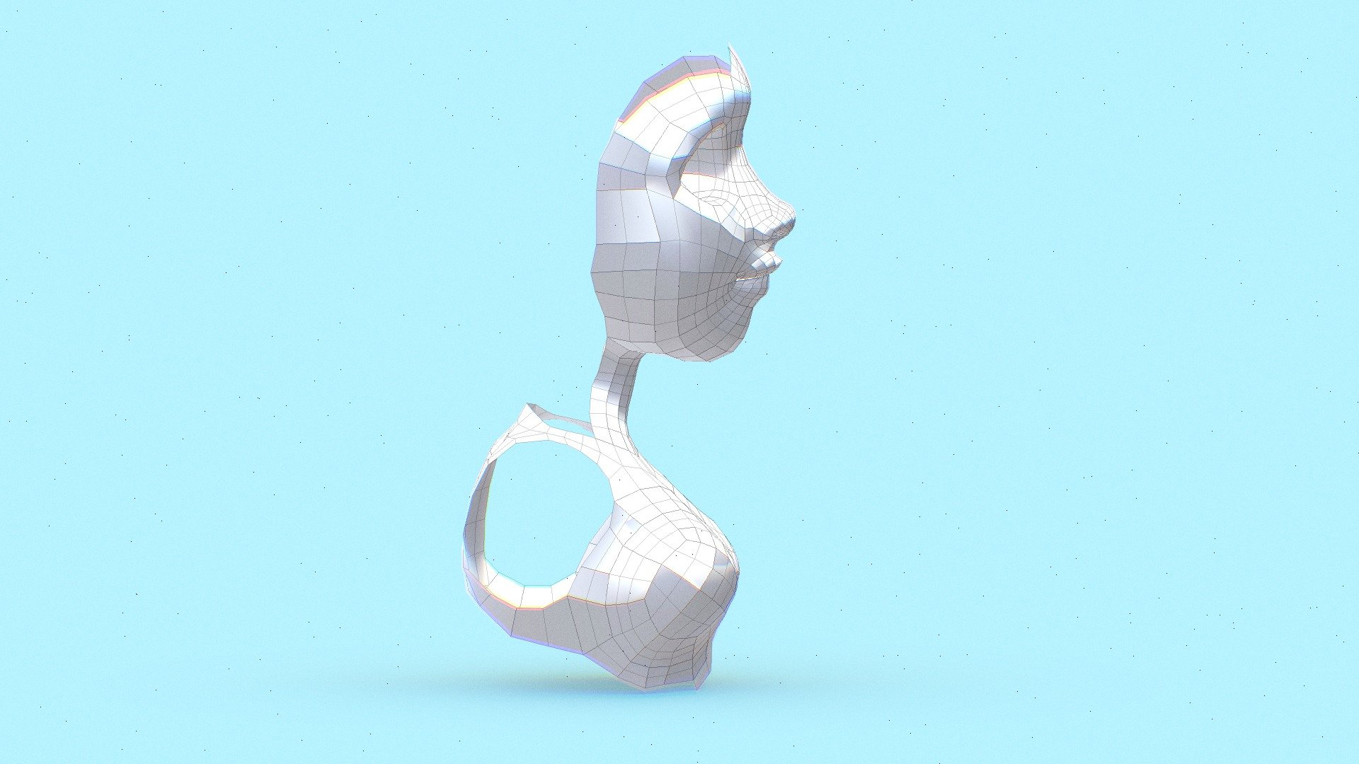 Face Retopology Test - 3D model by rosytoonz [c4b98c0] - Sketchfab