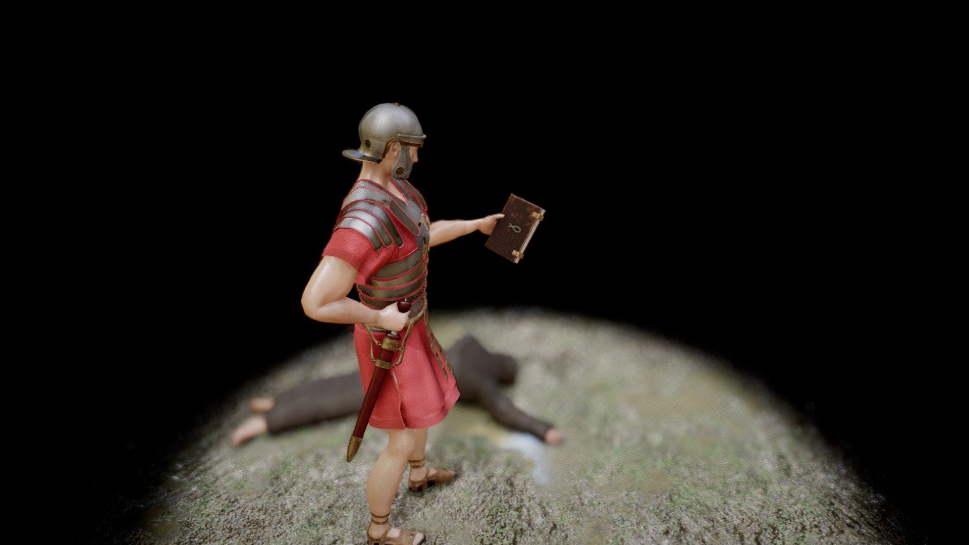 Roman Soldier - 3D model by Javier.Herrera [c4bb0bc] - Sketchfab