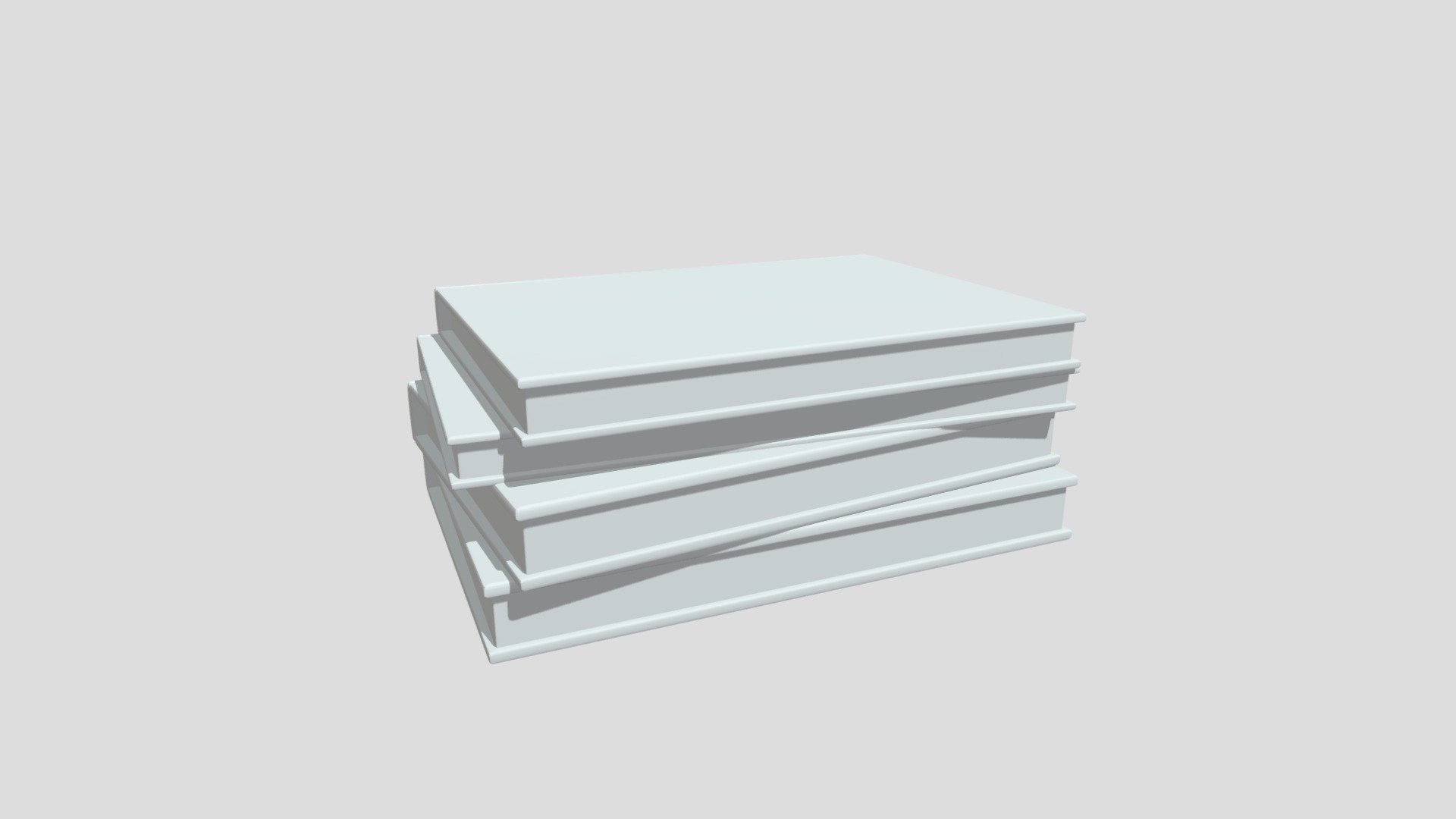 Book pile - 3D model by Winst L (@winstl) [c4bc4e0] - Sketchfab
