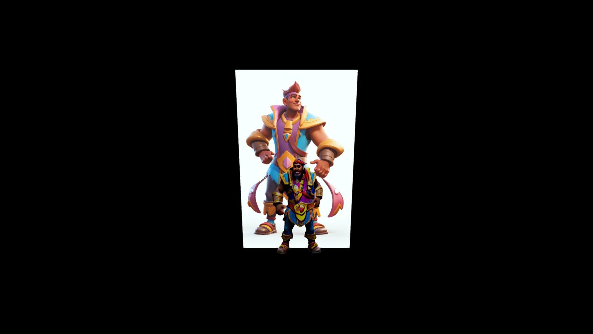 a toy figure of a man with a sword, octance rend - Download Free 3D ...
