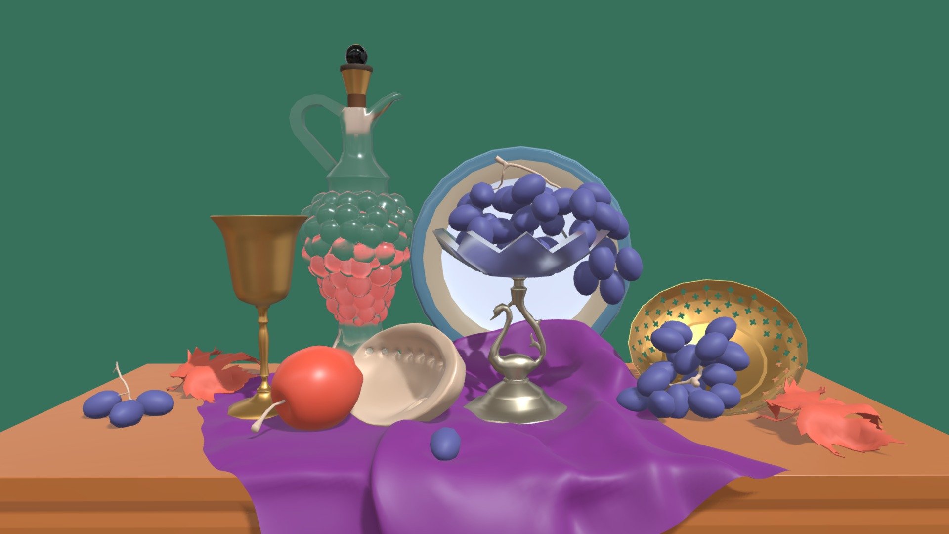 Fancy Scene - Download Free 3D model by Anette Rana (@pertrosfoliea ...