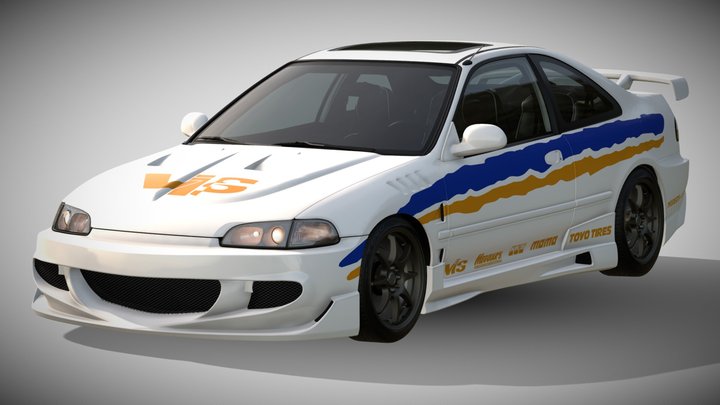 Honda-civic 3D models - Sketchfab