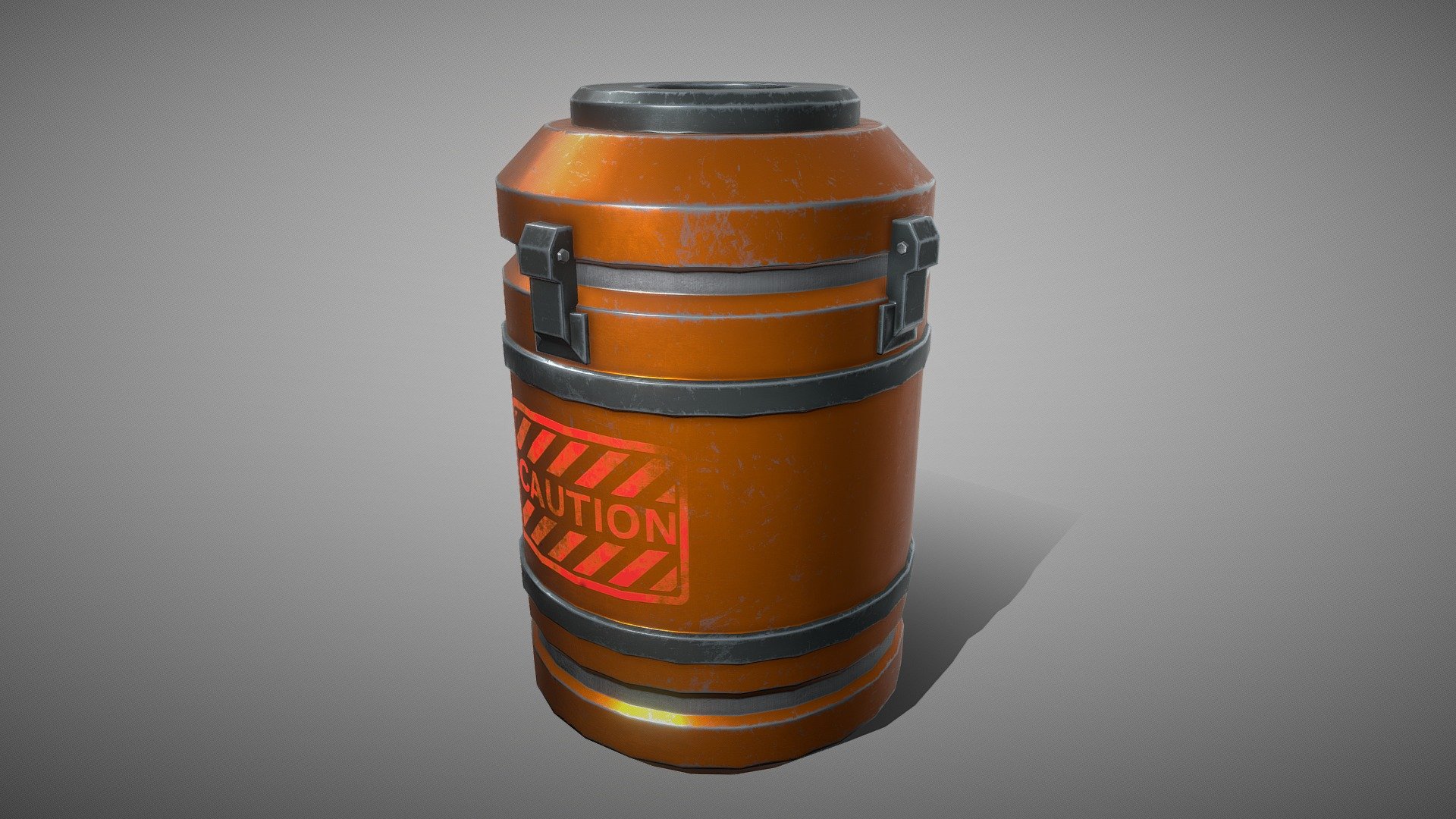 Stylized Sci-fi Canister - Download Free 3D model by Darren McNerney 3D ...