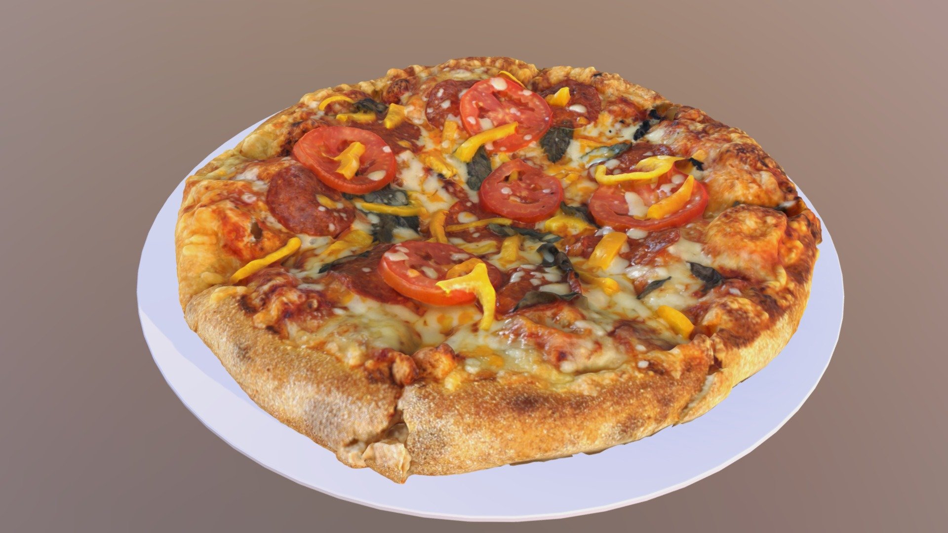 Pizza High Poly - 3D model by EYEFLY Productions (@EyeFly) [c4c2fb6 ...