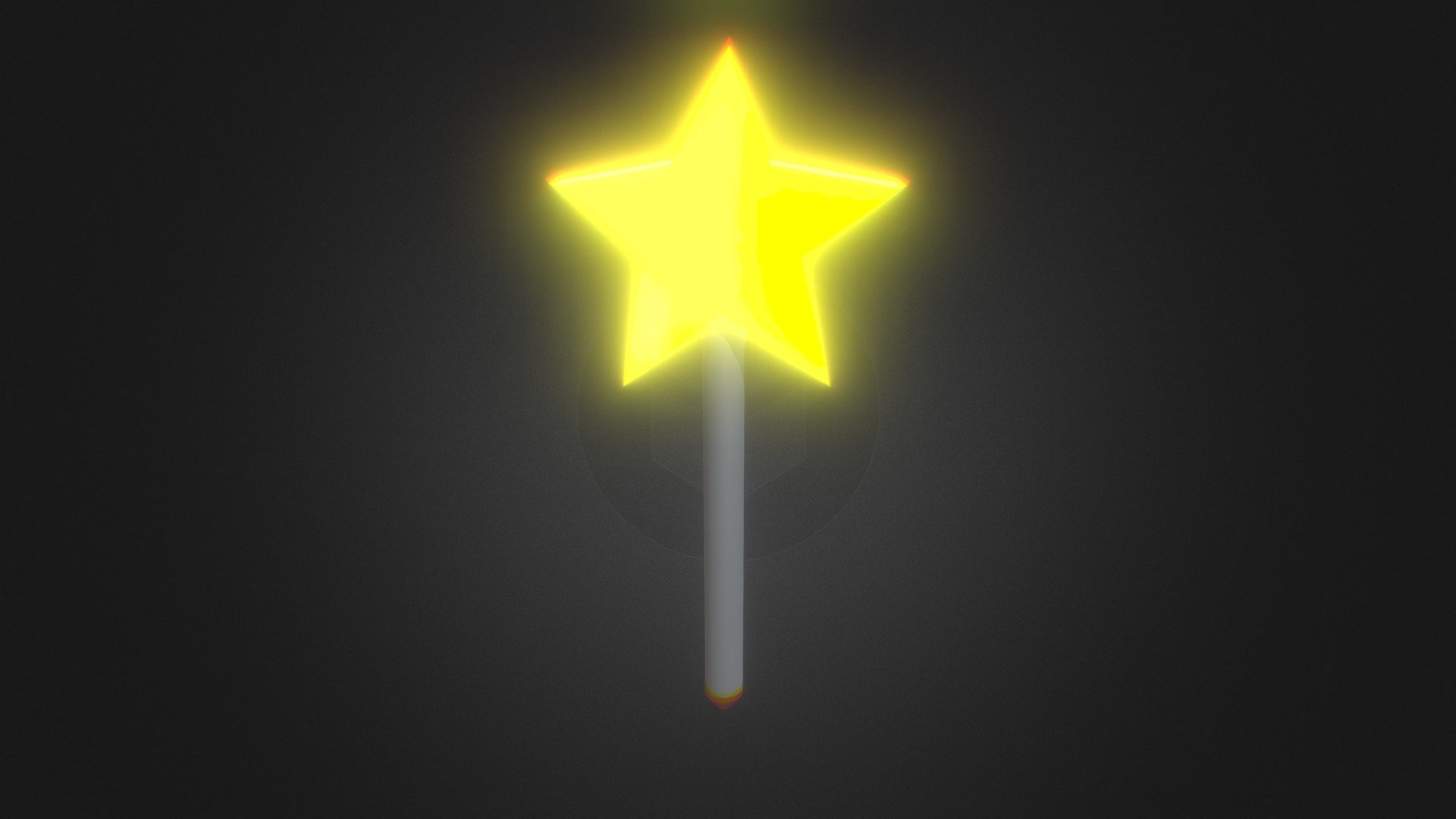 Magic star wand - Download Free 3D model by pedrohmm123 [c4c325d ...