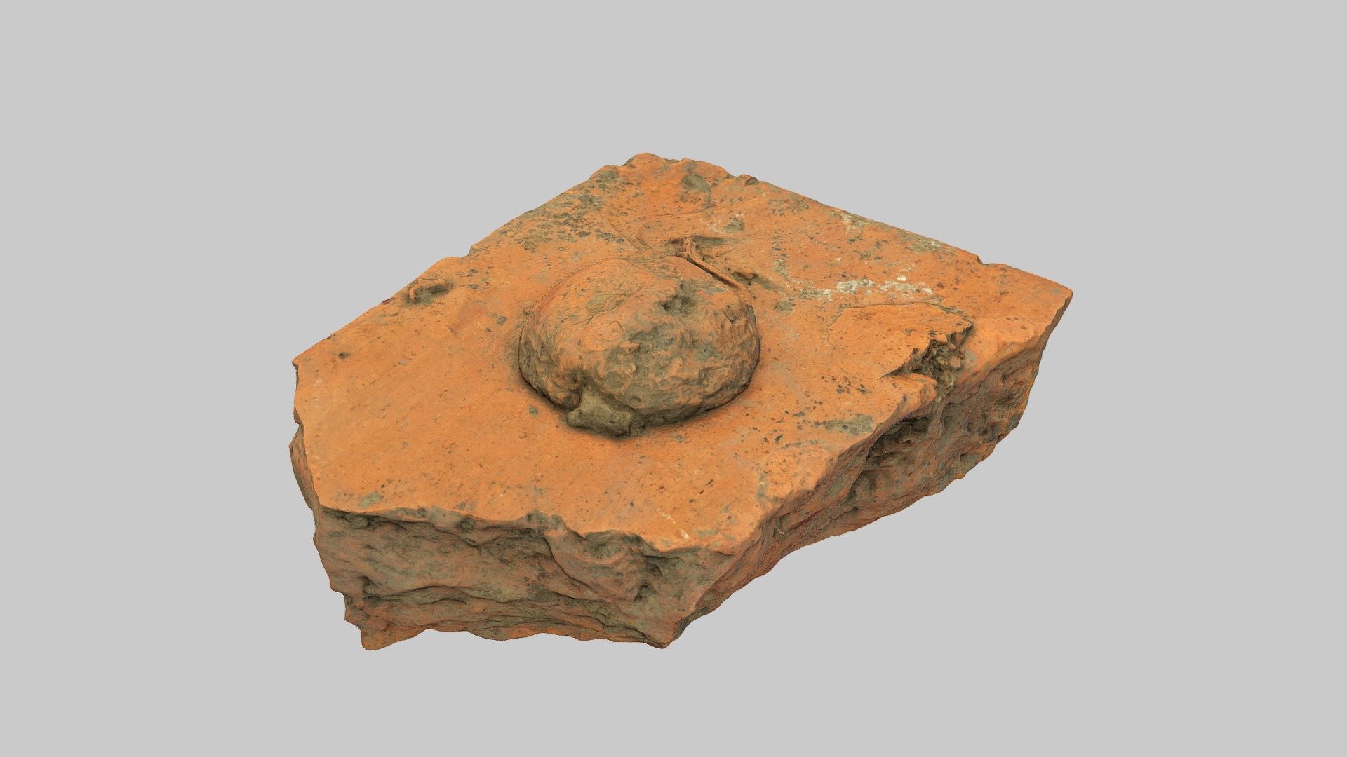 Fragment of Roman ceramic building material - 3D model by National ...