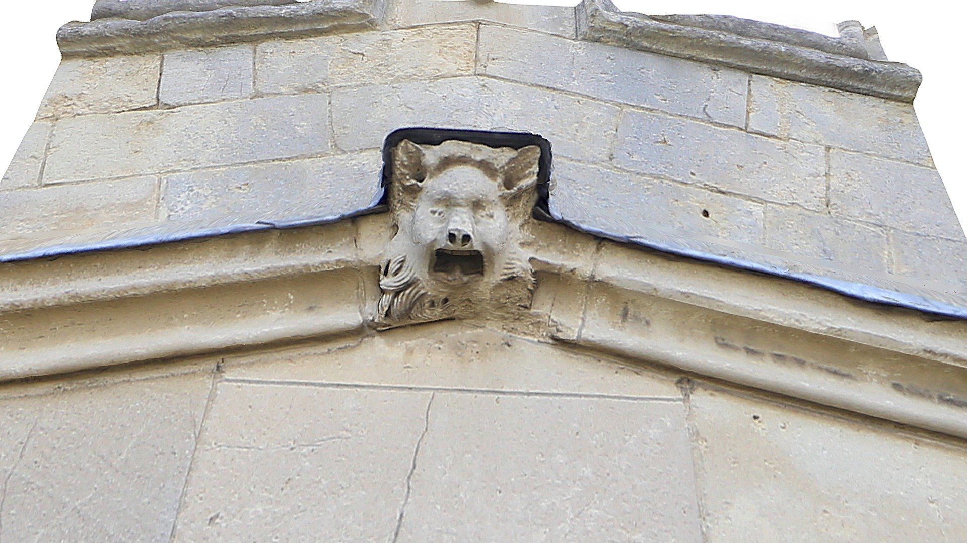 Disgorging beast label stop c.1883* - 3D model by Rochester Cathedral ...
