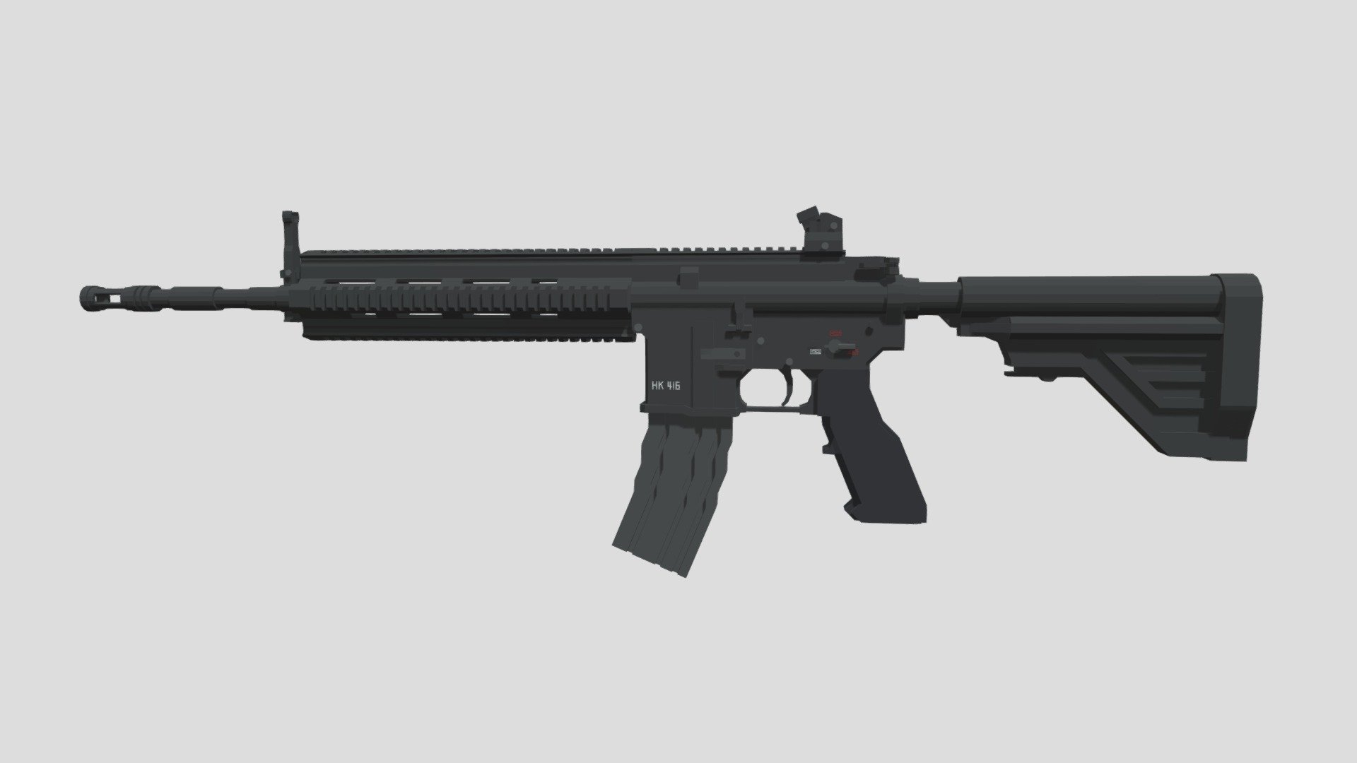 Hk416 - 3D model by async1225 [c4c8d8c] - Sketchfab