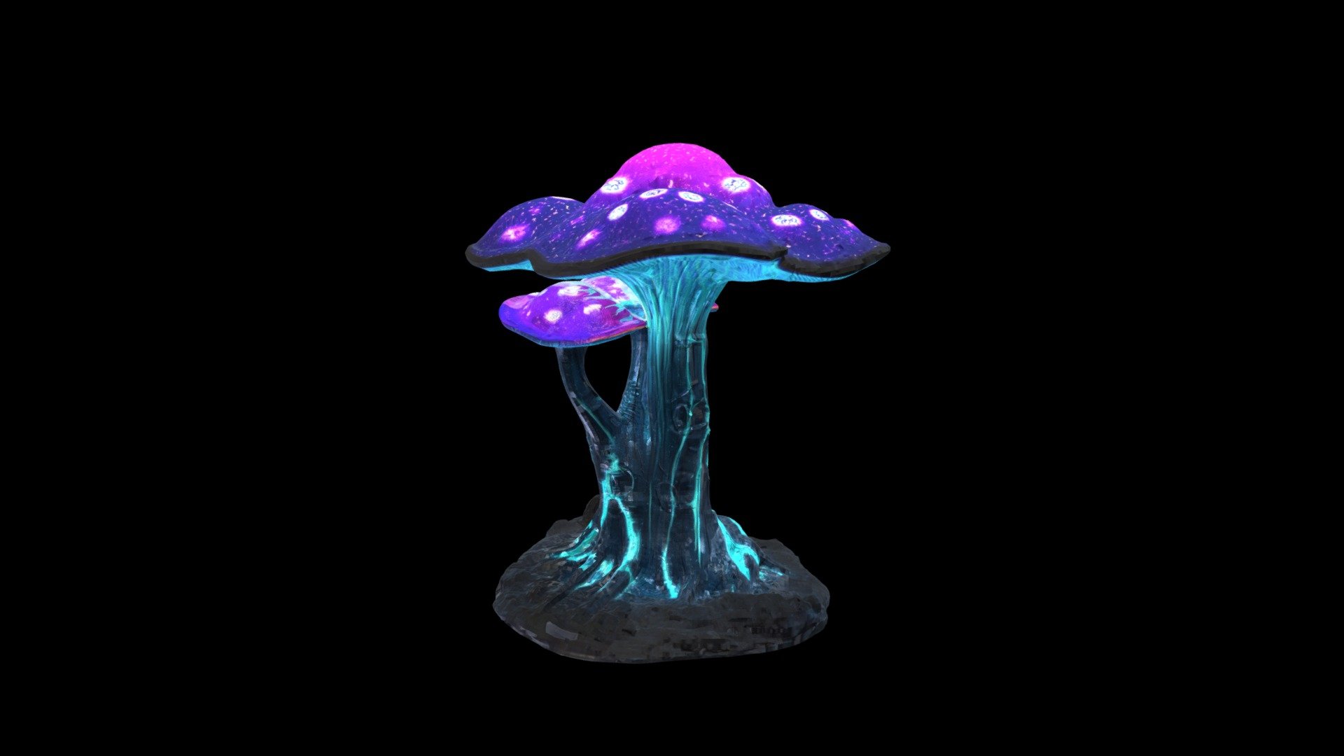 Core_Idle_Bioluminescent_Shroom_V1 - 3D model by christoph.braun.78 ...